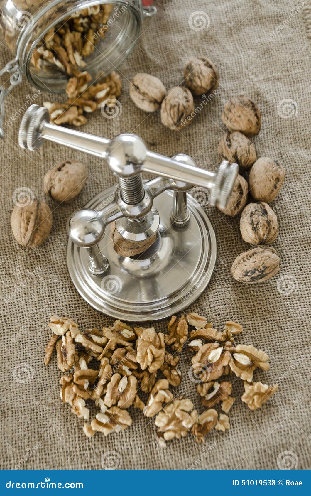 Nutcracker walnuts stock photo. Image of autumn, flavour - 51019538