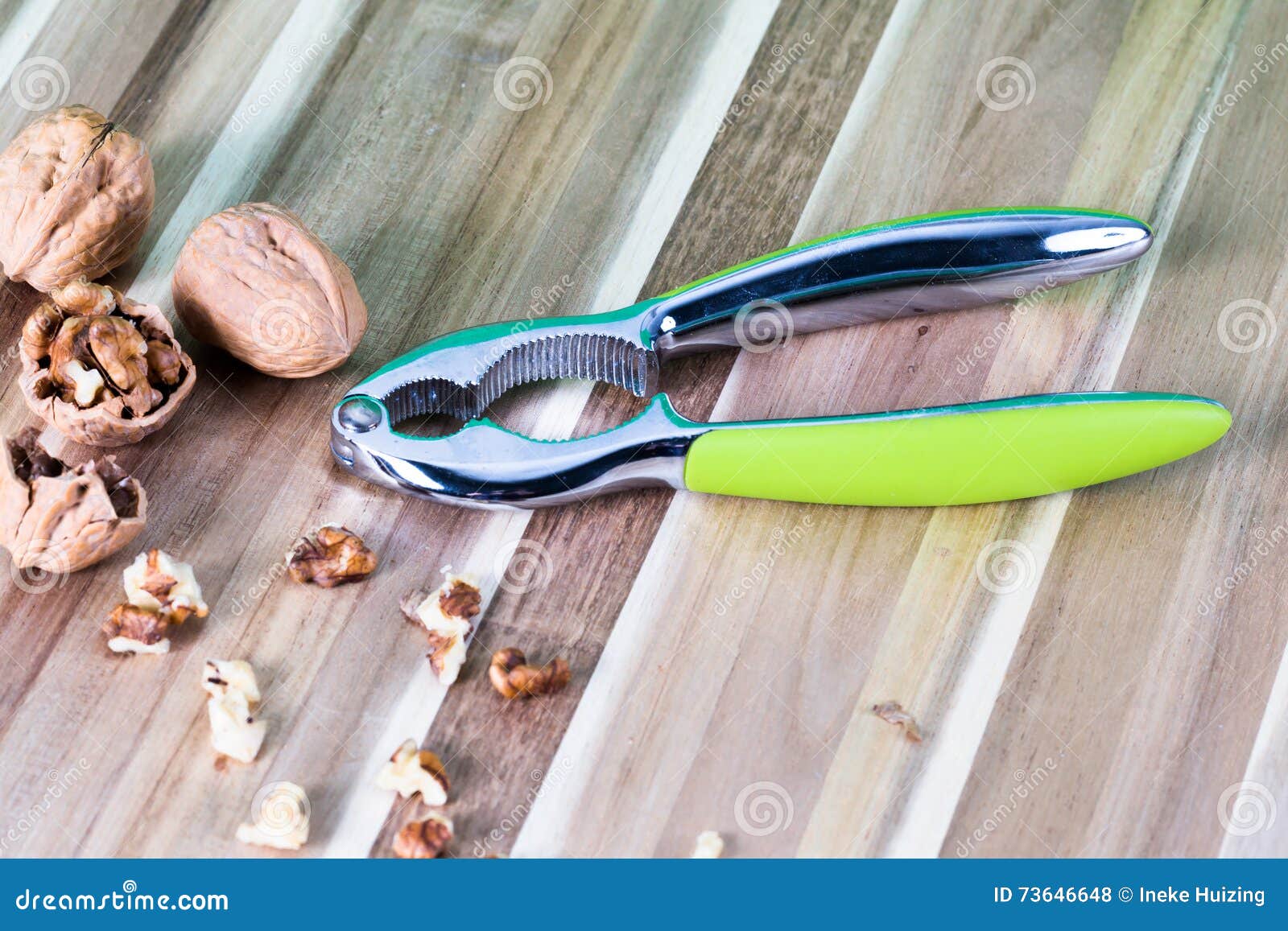 Nutcracker with walnuts stock photo. Image of stainless - 73646648