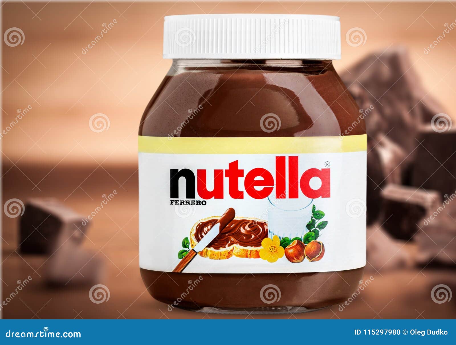 Nutella redactionele afbeelding. Image of macro, kruik - 115297980