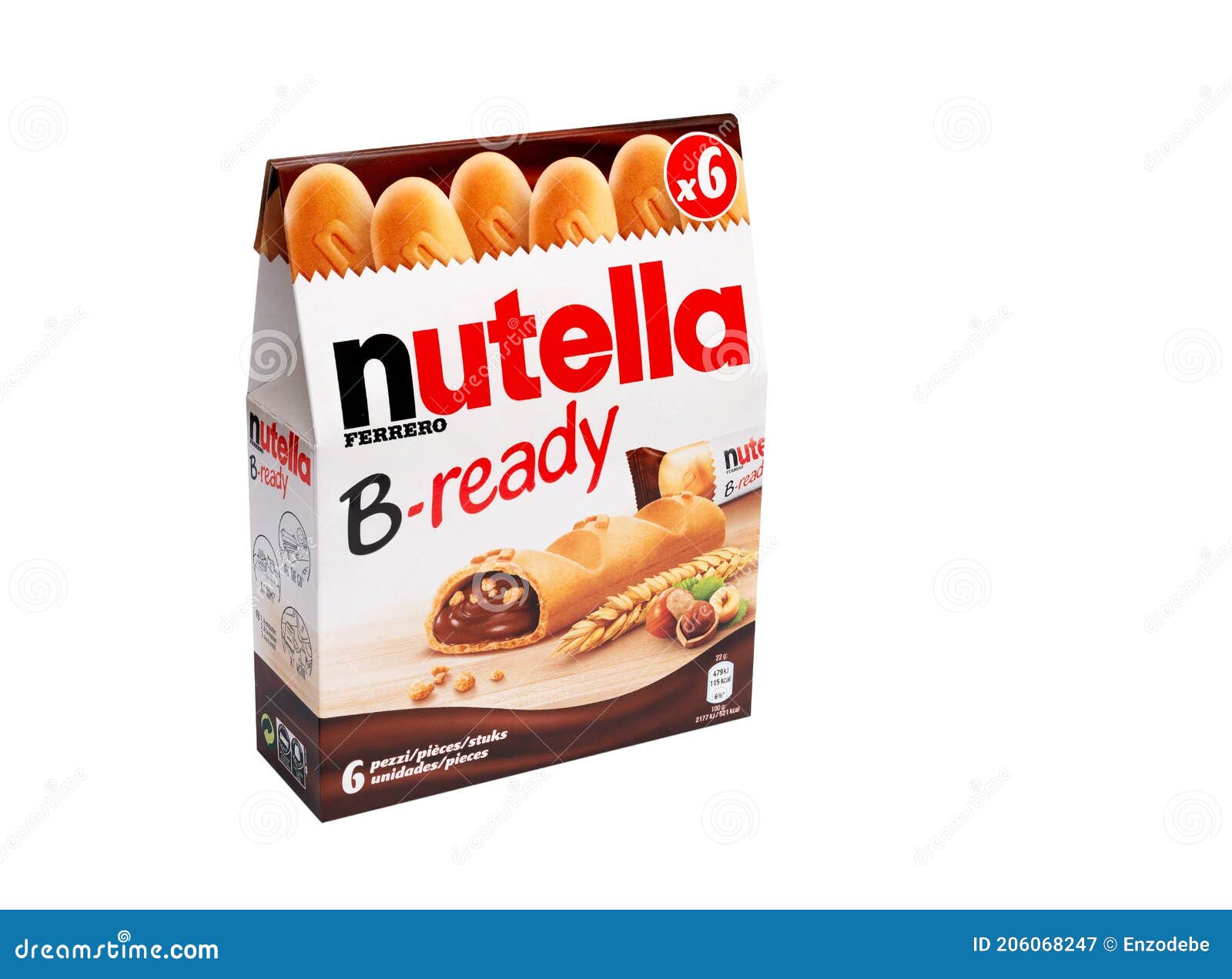 Nutella B Ready Pack Of Ferrero Brand Editorial Photo | CartoonDealer ...