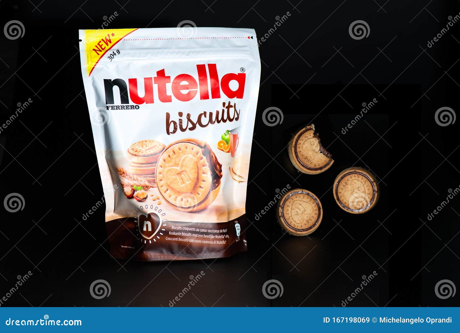 Bag Of New Nutella Biscuits Editorial Image | CartoonDealer.com #167711870