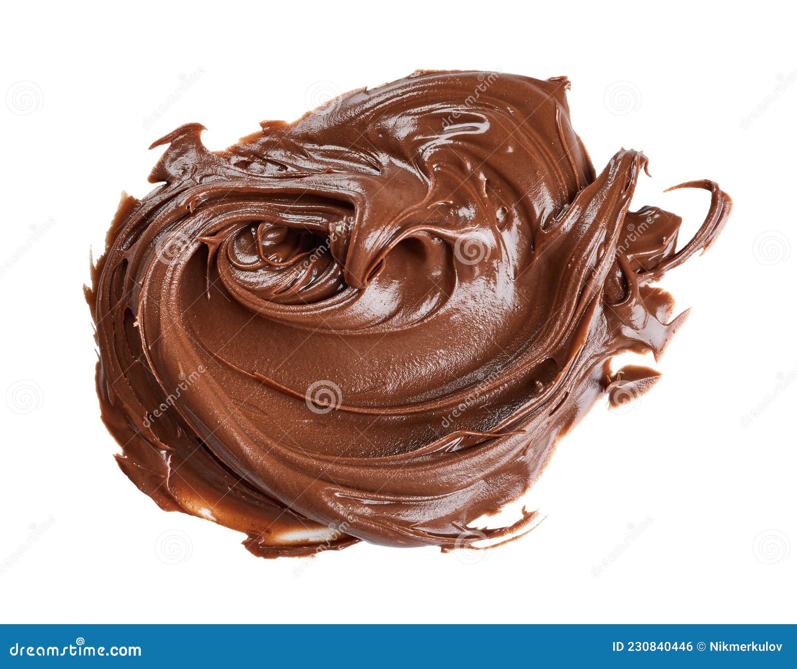 Nutella isolated on white stock photo. Image of dessert - 230840446