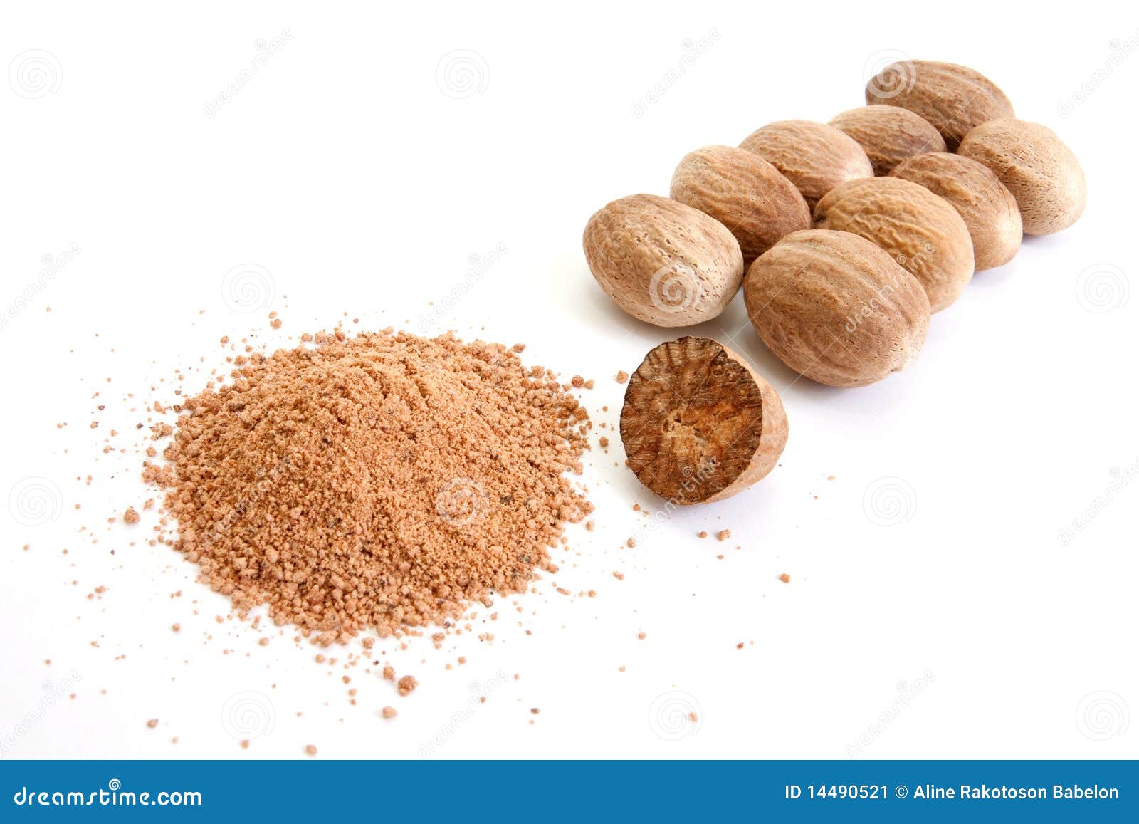 Nutmeg stock image. Image of baking, spice, background - 14490521