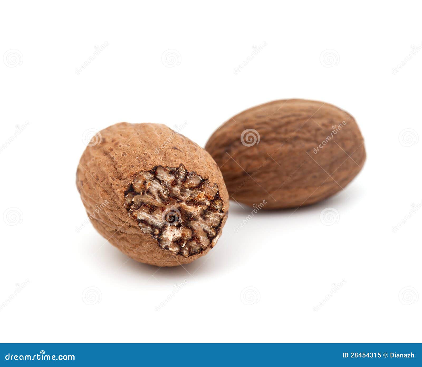 Nutmeg stock image. Image of produce, condiment, flavoring - 28454315