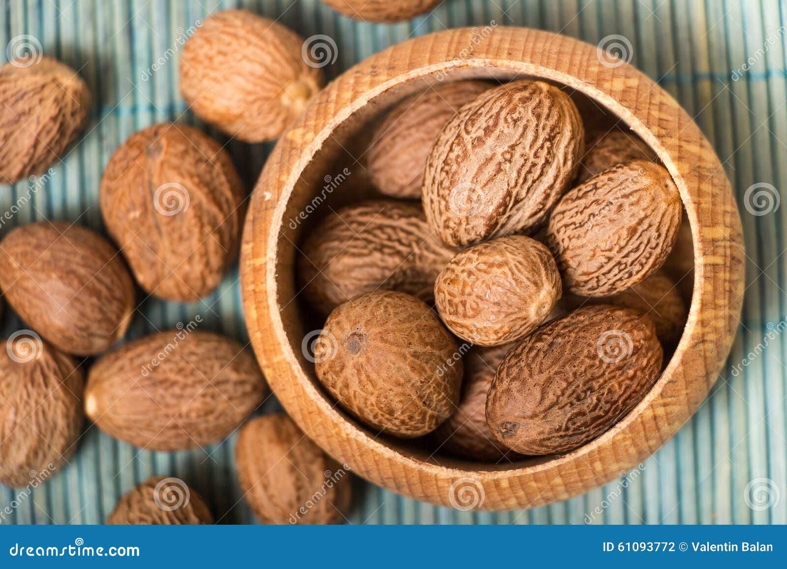 Nutmeg stock photo. Image of flavor, grated, full, macro - 61093772