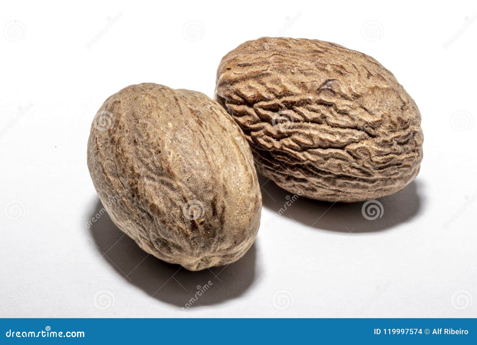 Nutmeg spice stock photo. Image of fruit, natural, dessert - 119997574