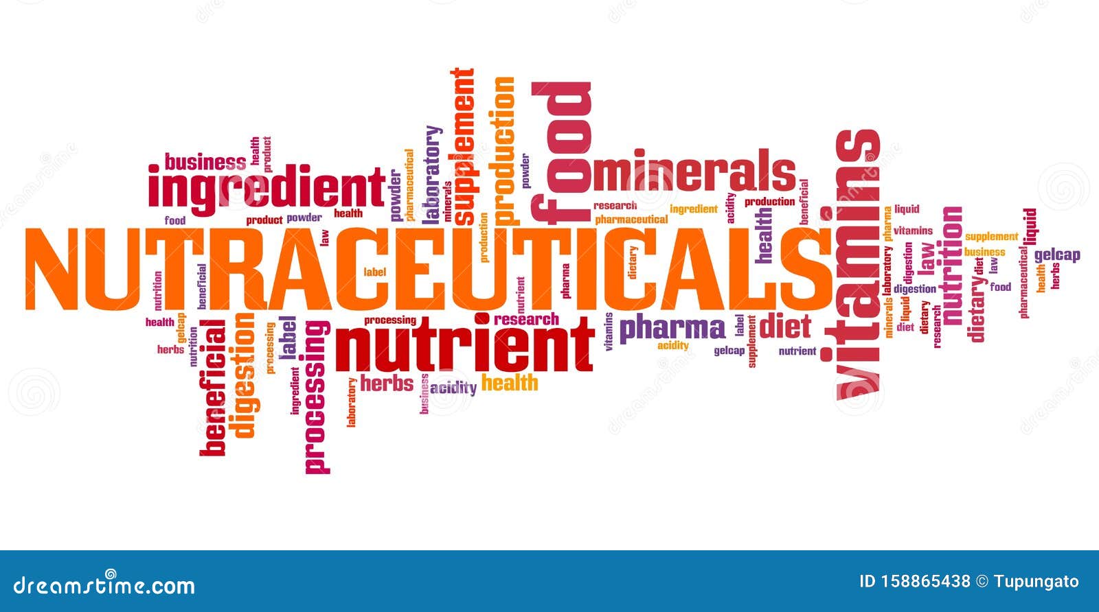 Nutraceuticals stock illustration. Illustration of tags - 158865438