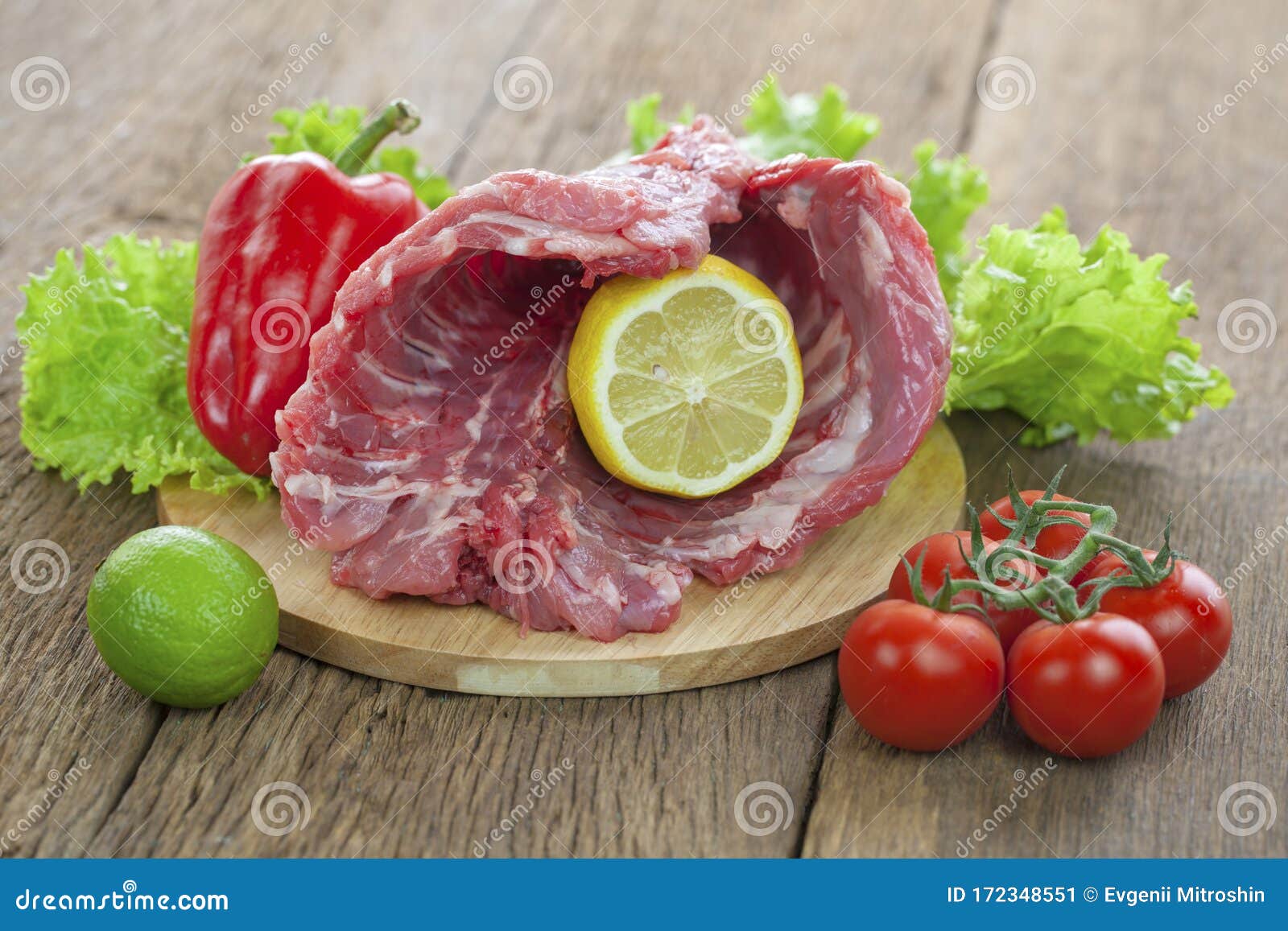 Nutria Meat with Vegetables and Herbs, Blank, Meat Processing Stock ...