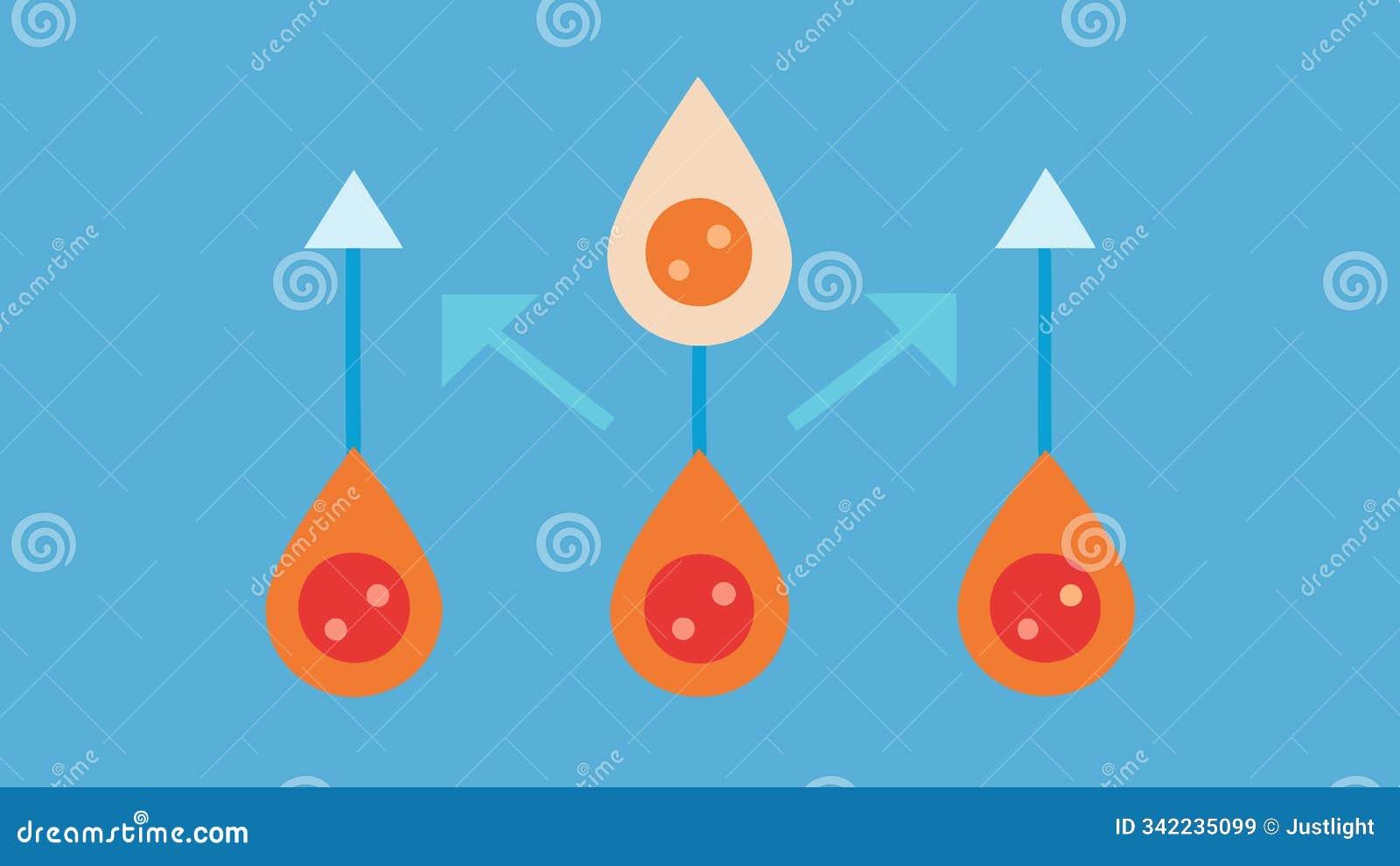 Nutrient Application a Vector Image Showing Droplets of Nutrients Being ...