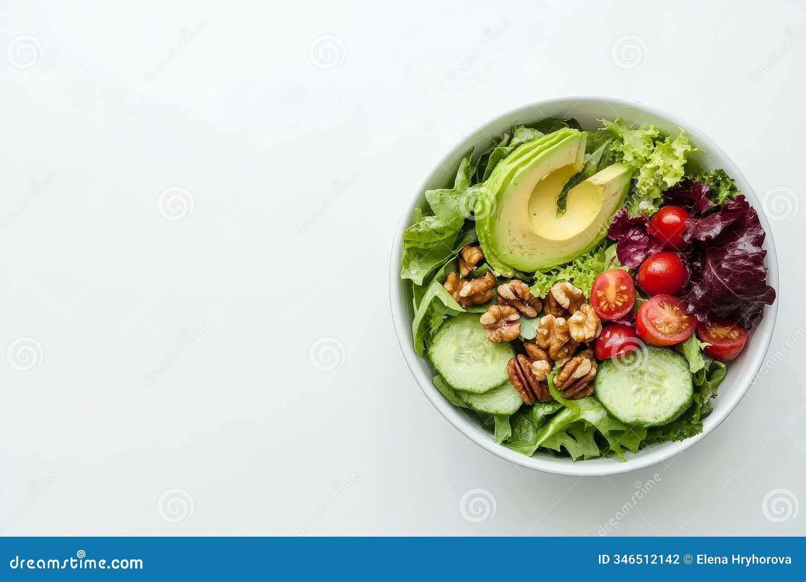 Nutrient-packed Salad Featuring Vegetables, Nuts, and Healthy Fats for ...