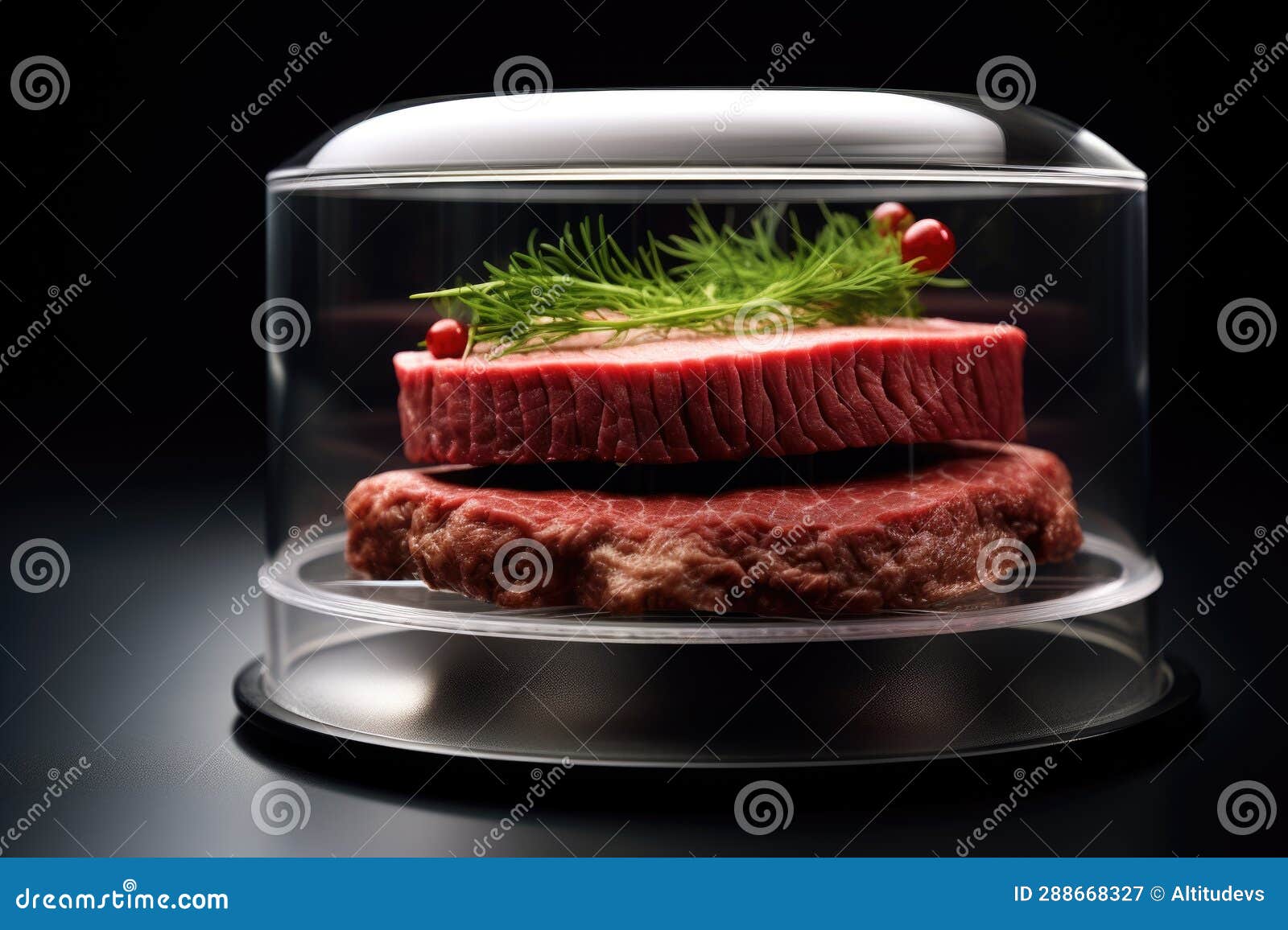 Nutrient-rich Solution for Cultured Meat Growth Stock Image - Image of ...