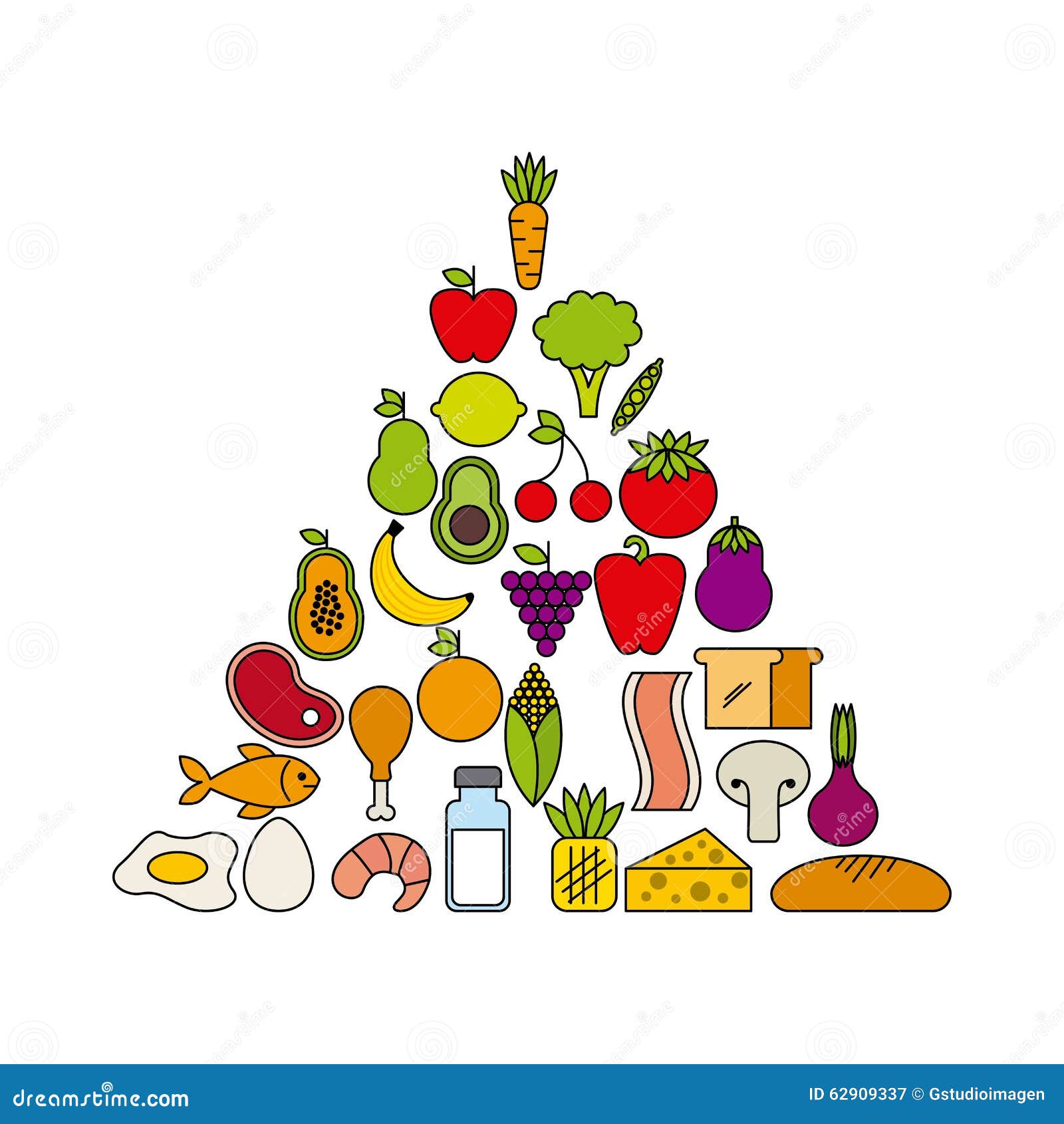 Nutrition concept design stock vector. Illustration of abstract - 62909337