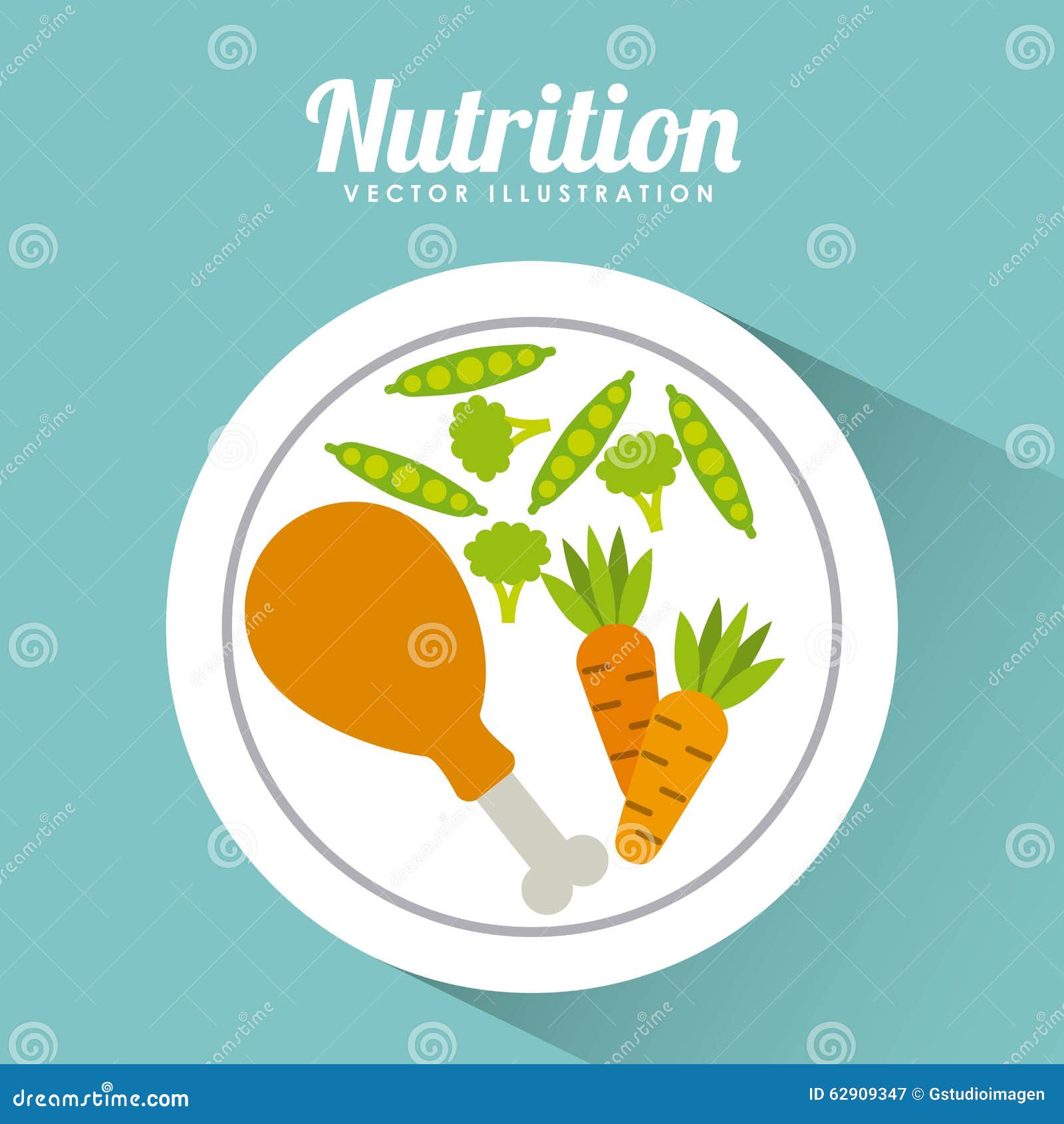 Nutrition concept design stock vector. Illustration of healthy - 62909347