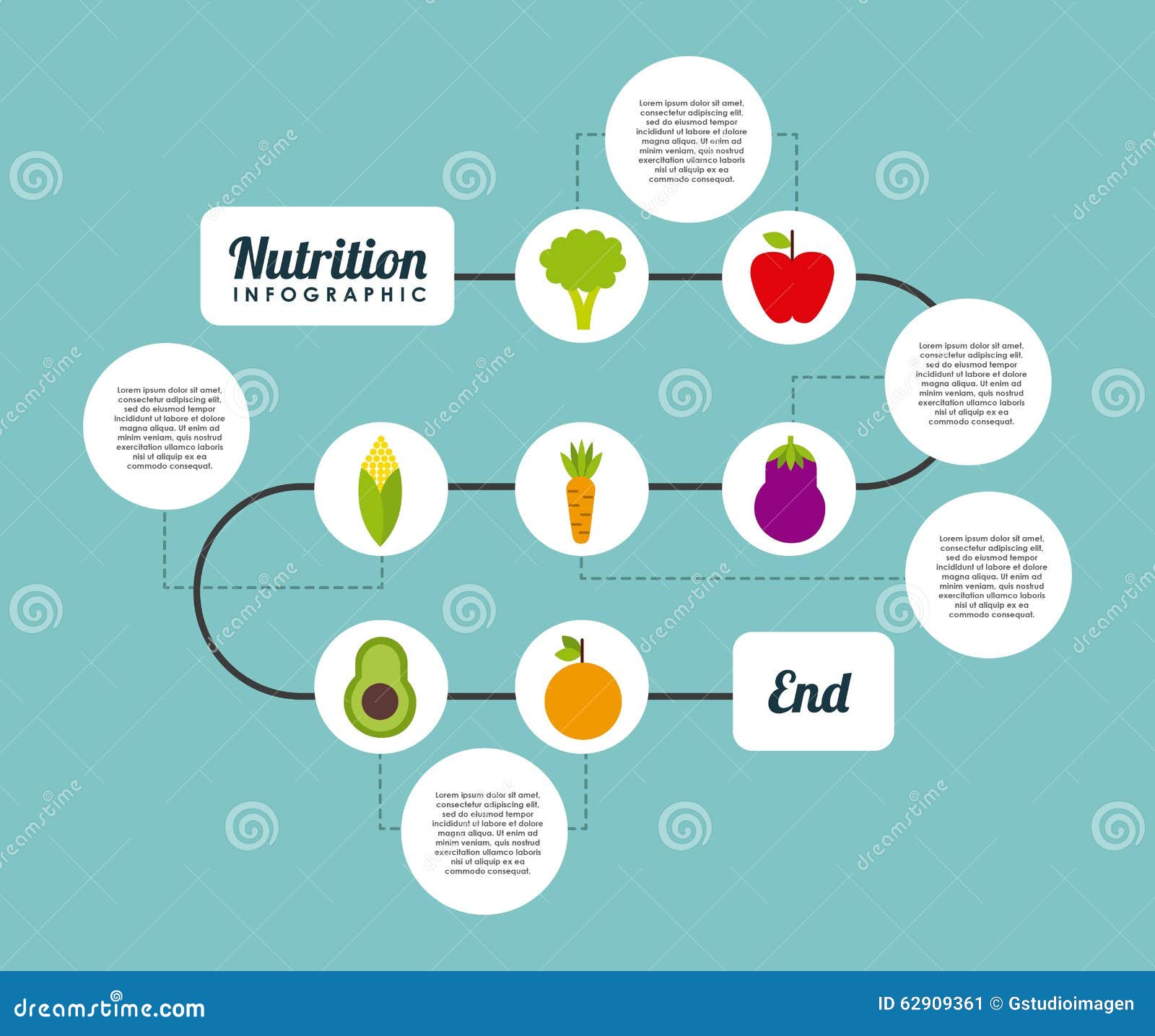 Nutrition concept design stock vector. Illustration of diet - 62909361
