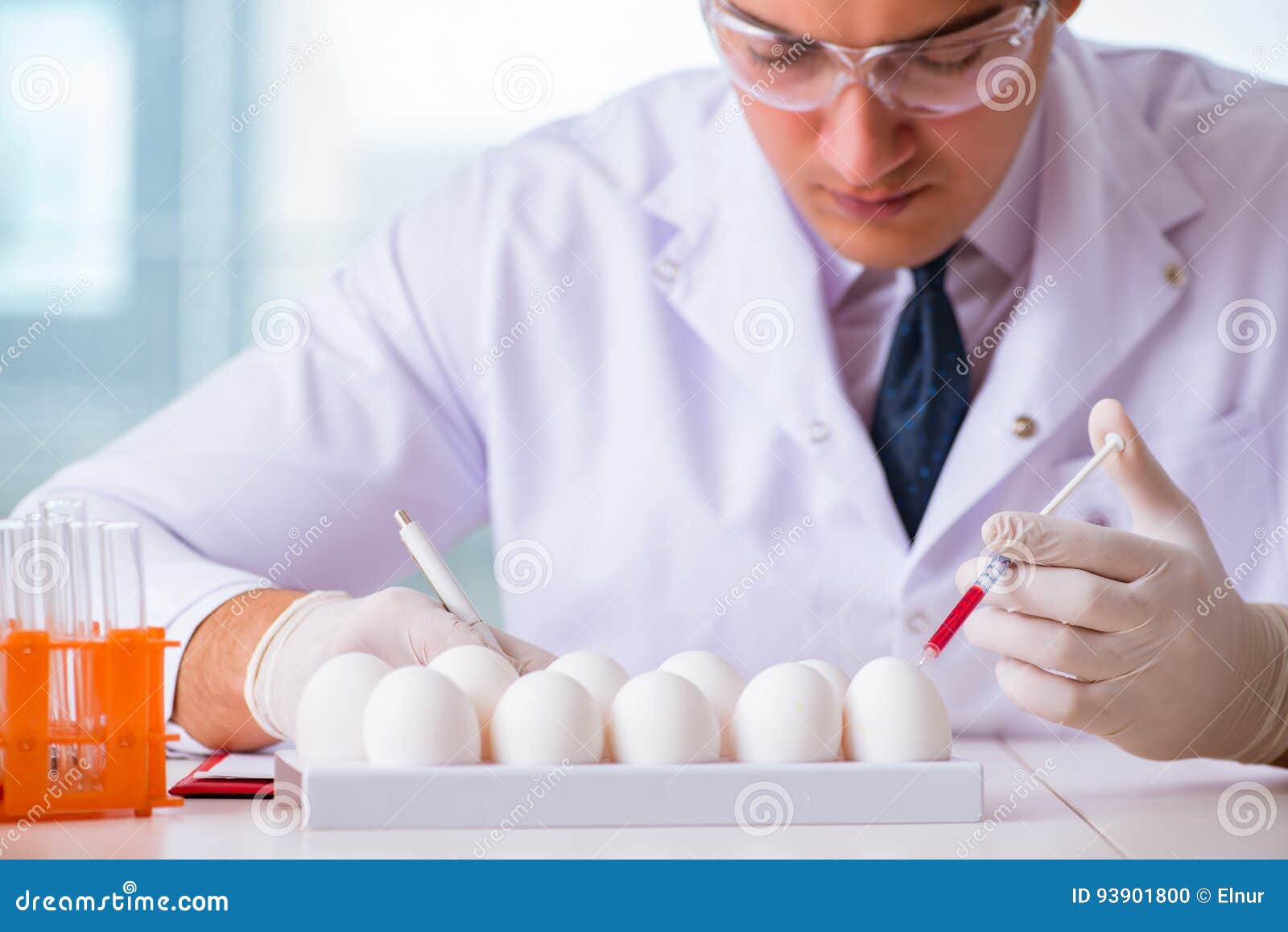 The Nutrition Expert Testing Food Products in Lab Stock Photo - Image ...