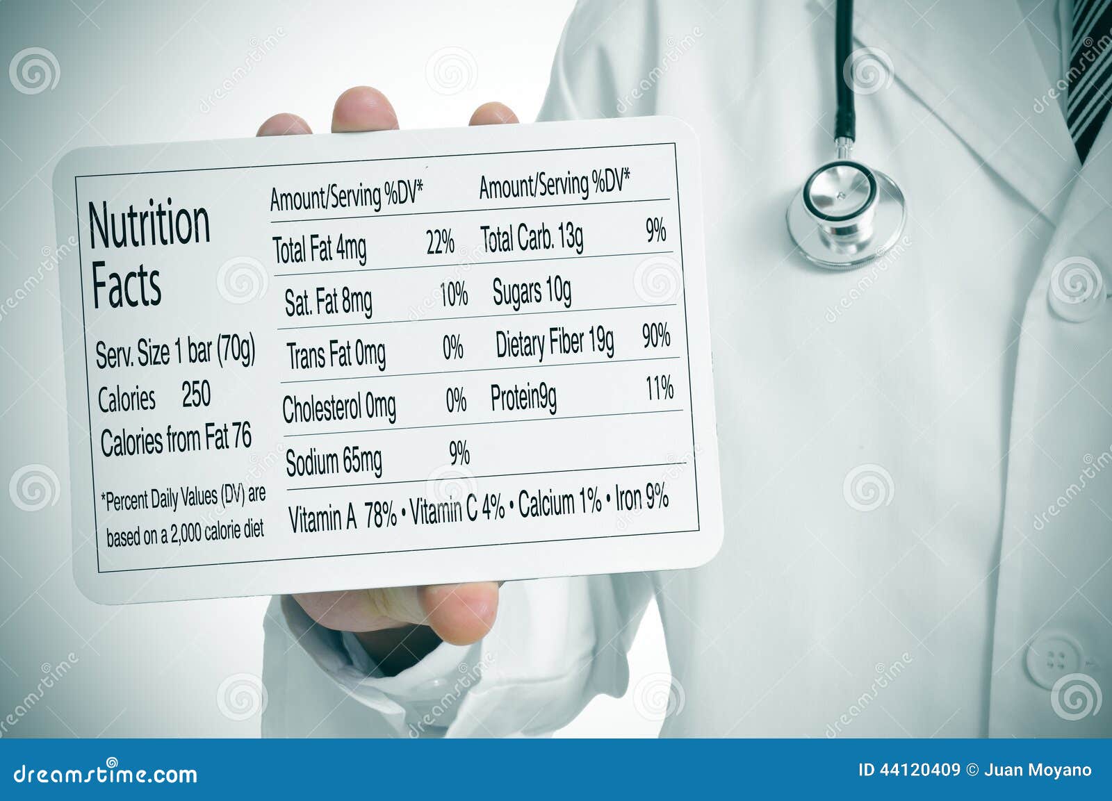 Nutrition facts stock image. Image of hospital, horizontal - 44120409