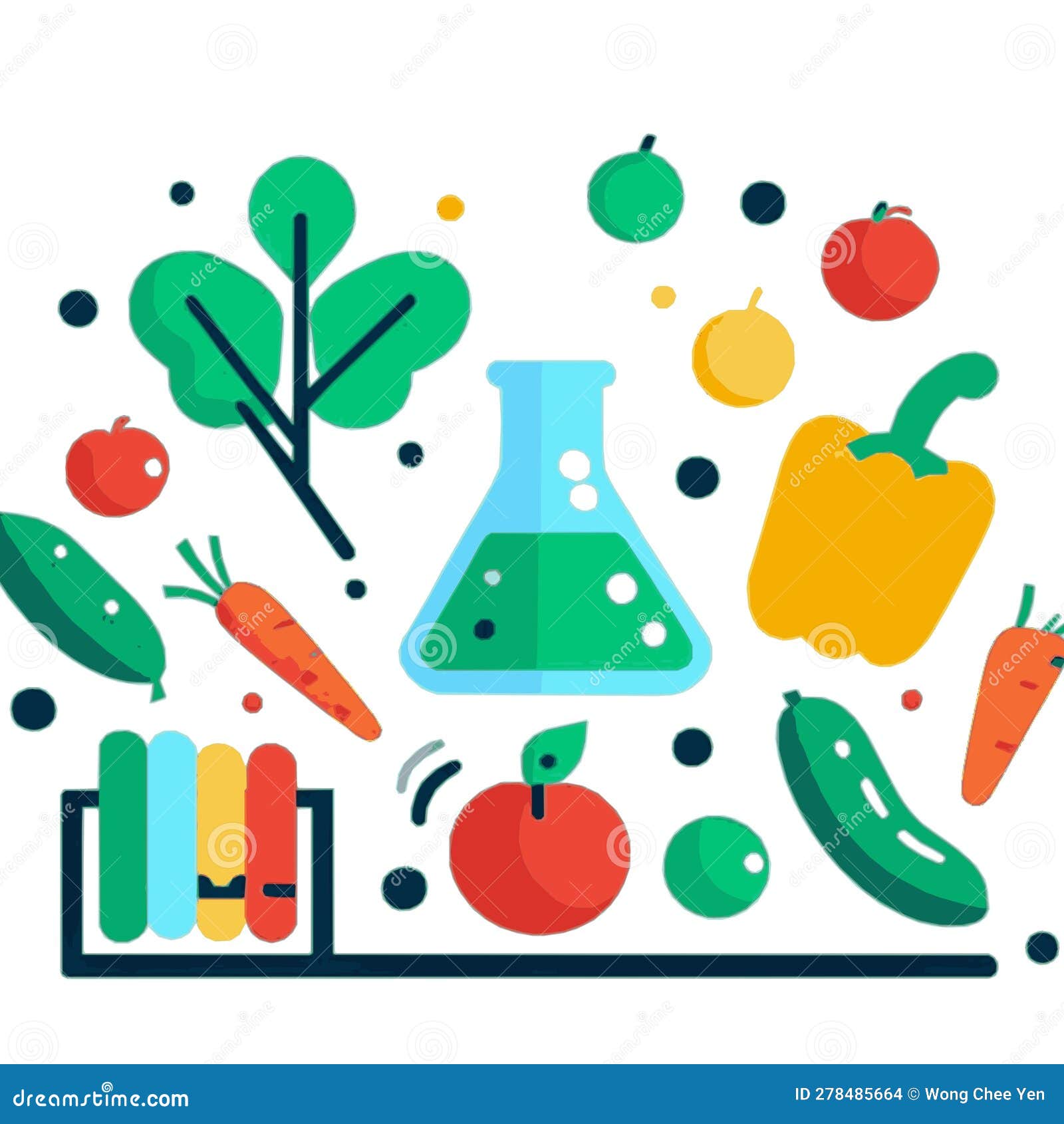 Nutrition Vegetables Vector Graphics Stock Illustration - Illustration ...