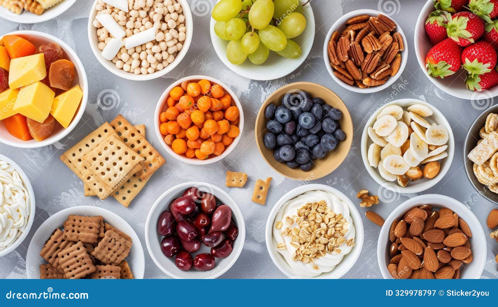 Nutritional Breakdown of Popular Snacks for Athletes Stock Image ...