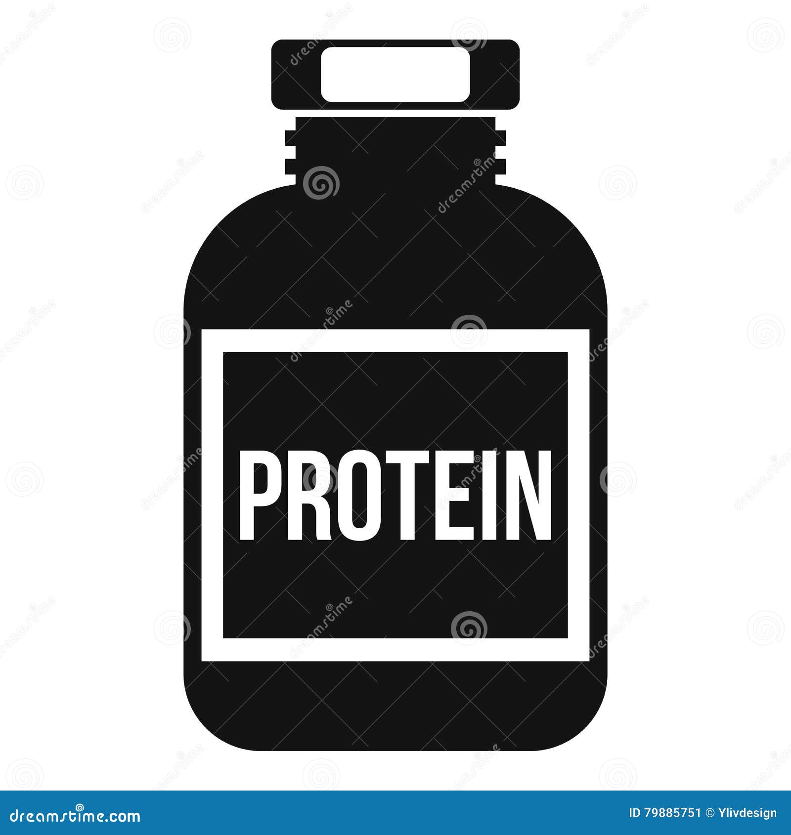 Nutritional Supplement for Athletes Icon Stock Vector - Illustration of ...