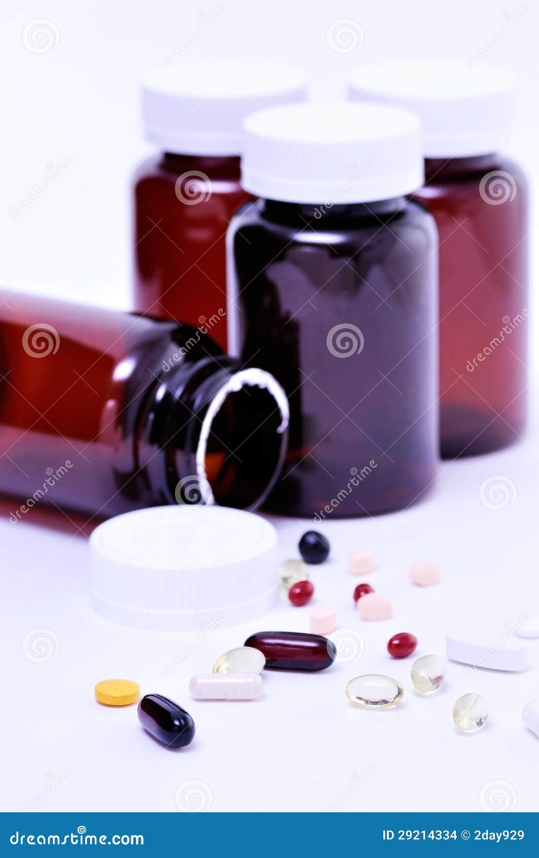 Nutritional Supplements, Vertical Stock Photo - Image of beauty ...