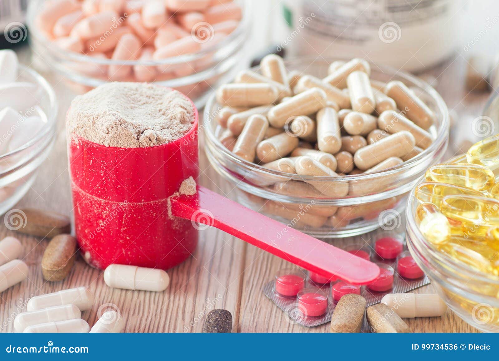 Nutritional supplements stock photo. Image of dose, mineral - 99734536