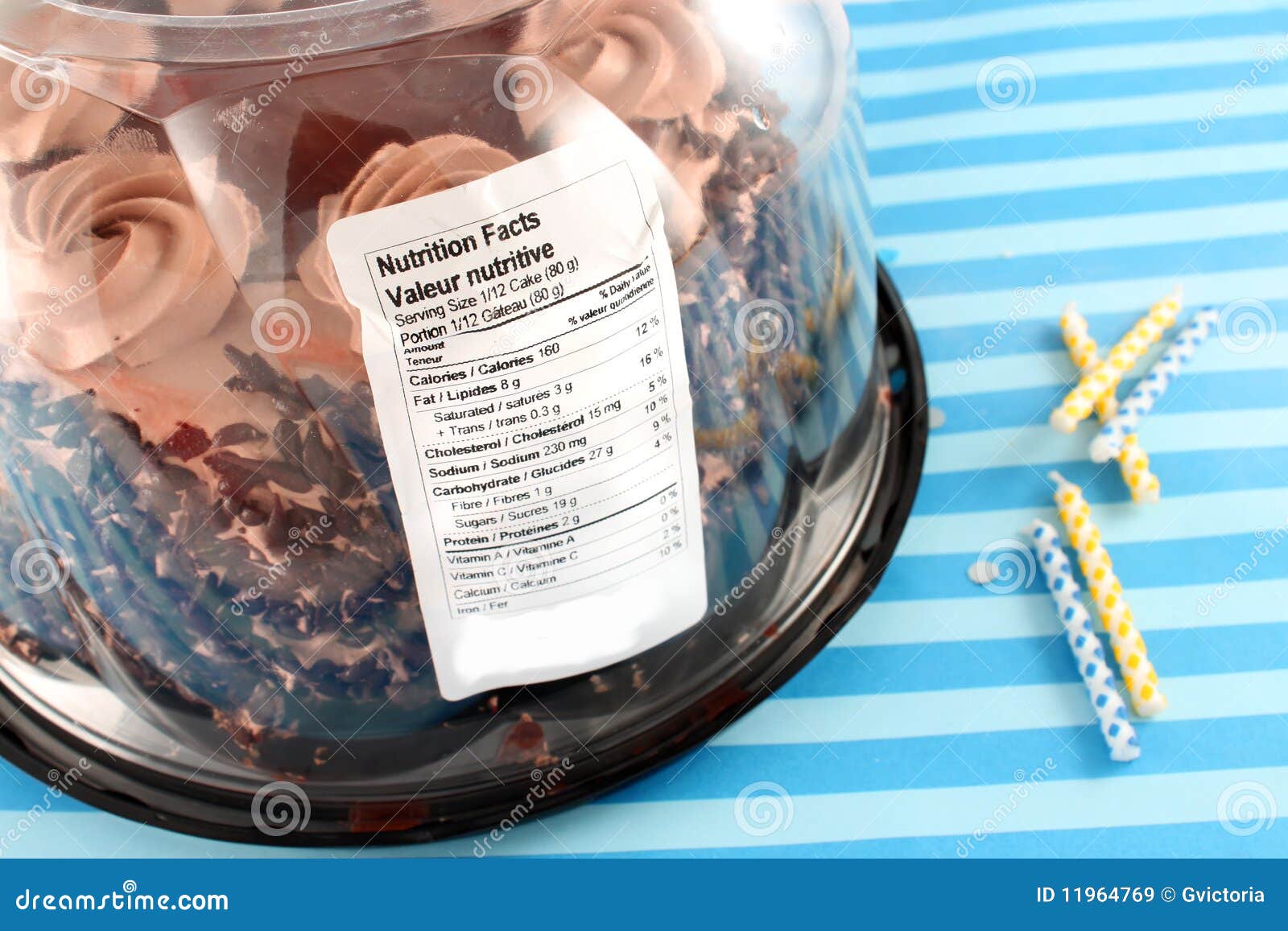 Nutritive Value Chocolate Cake Stock Image - Image of nutrition, cake ...