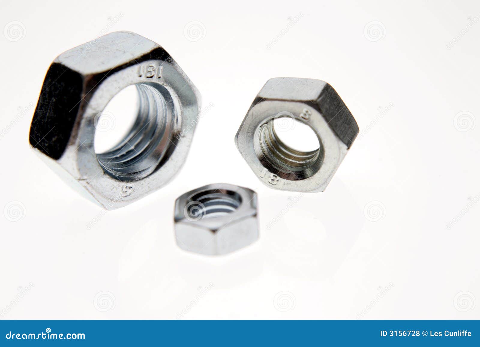 Nuts stock photo. Image of threads, three, nuts, symbol - 3156728