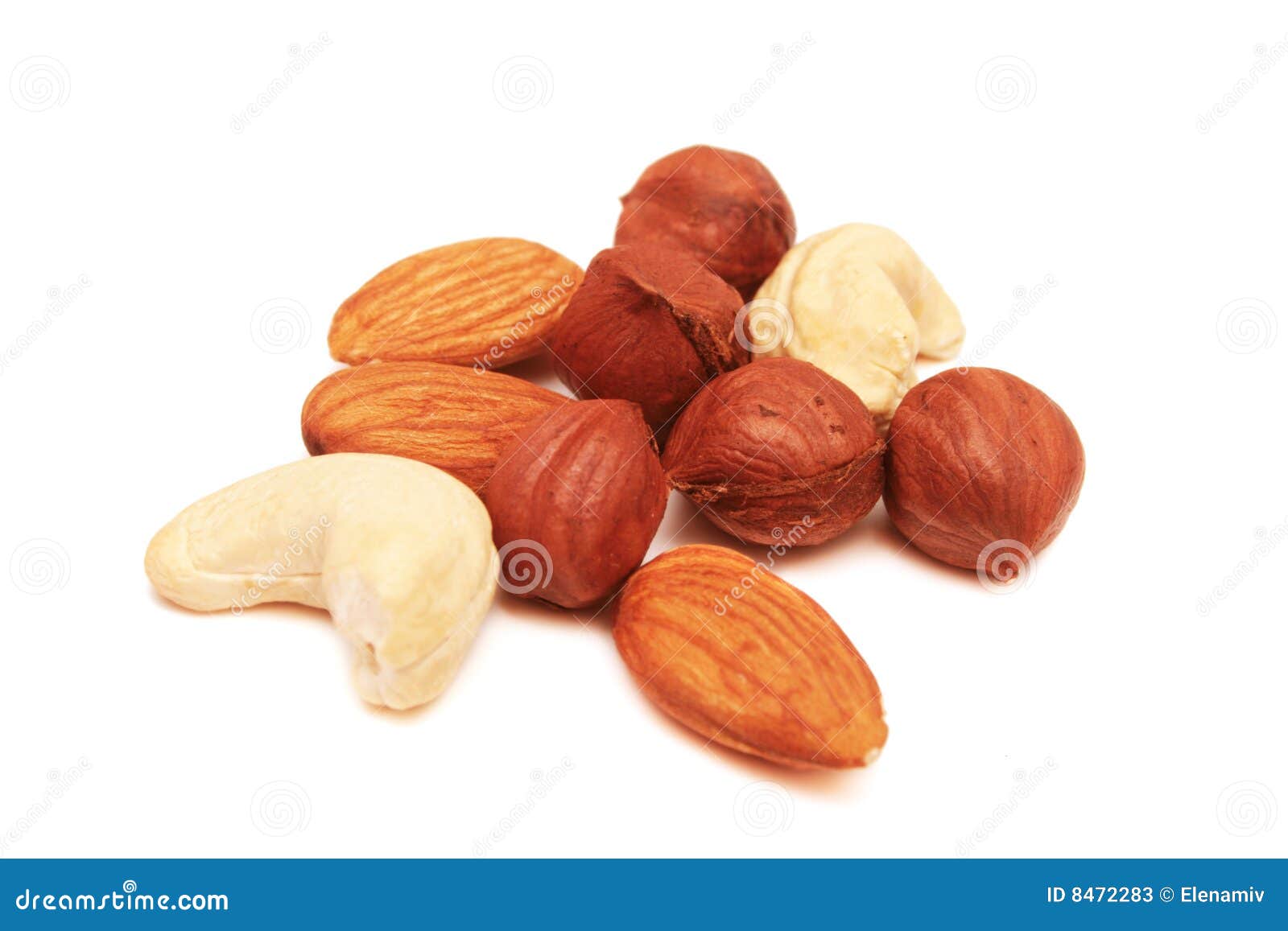 Nuts. stock image. Image of hazelnut, appetizer, copy - 8472283