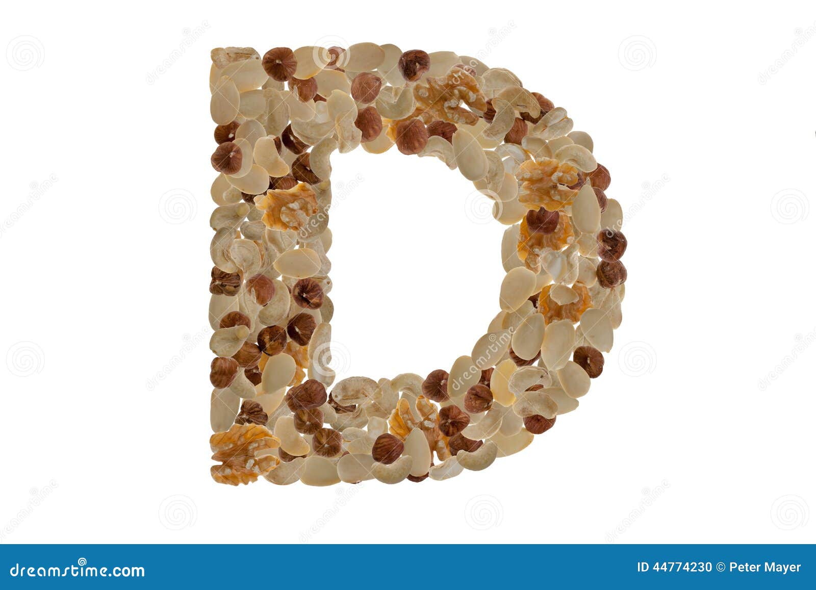 Nuts Alphabet Royalty-Free Stock Photography | CartoonDealer.com #44774225