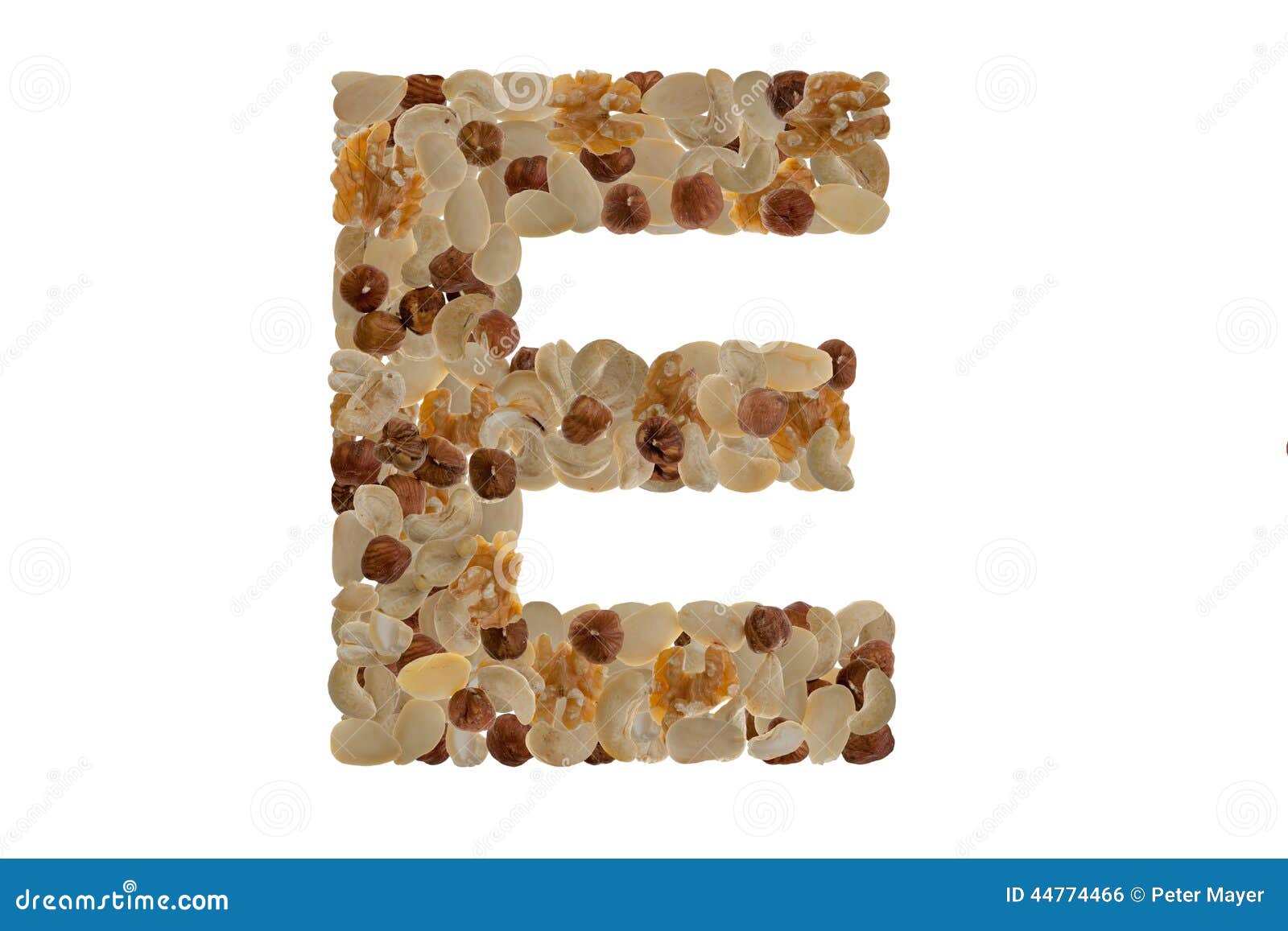 Nuts Alphabet Royalty-Free Stock Photography | CartoonDealer.com #44774225