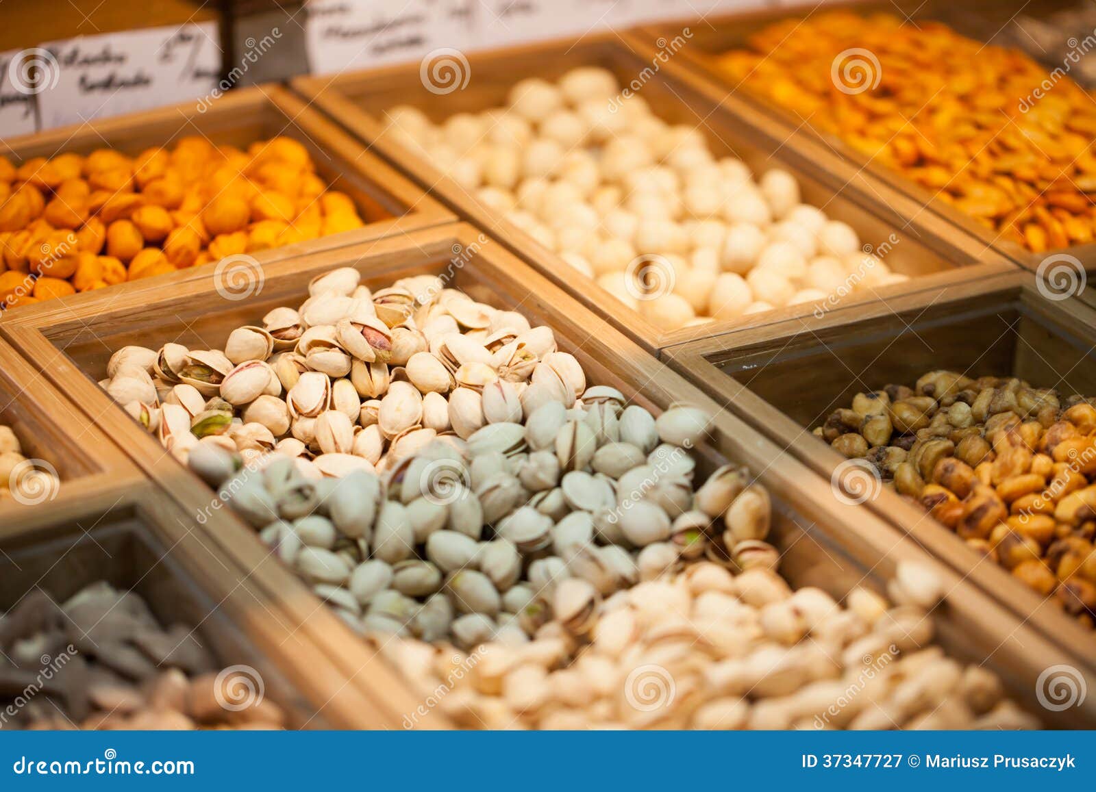 Nuts at the asian market stock image. Image of fruit - 37347727
