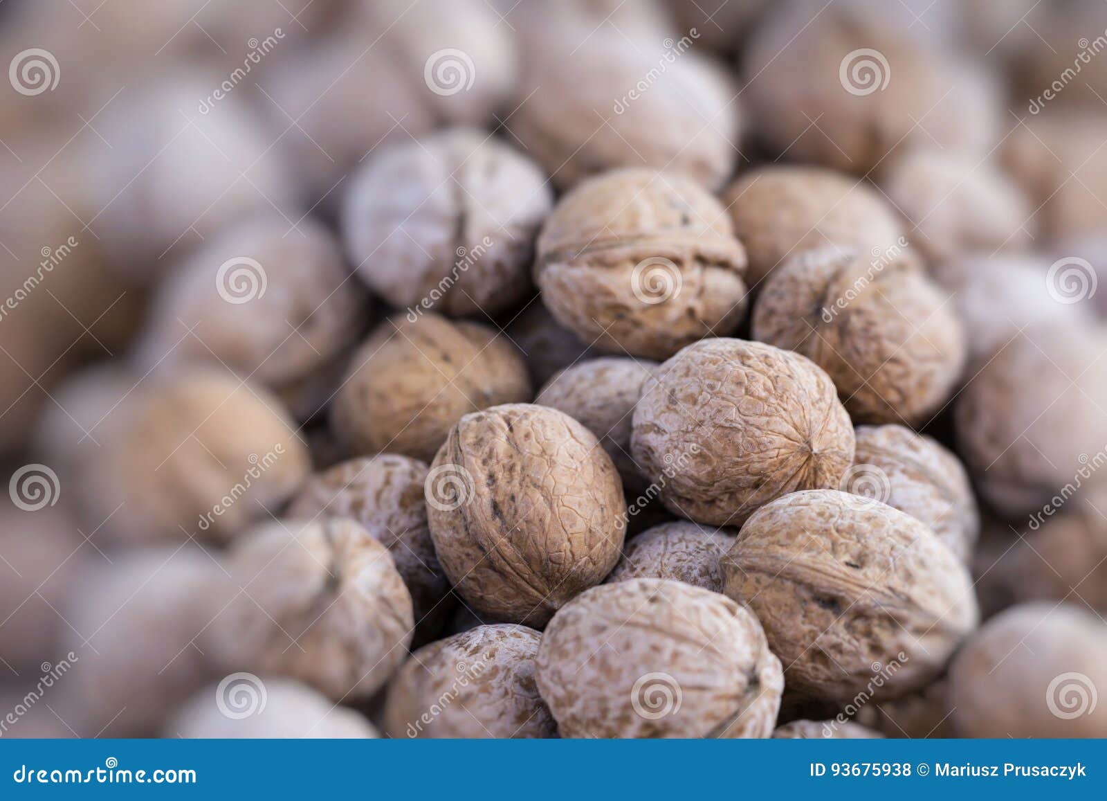 Nuts at the asian market stock photo. Image of hazelnut - 93675938