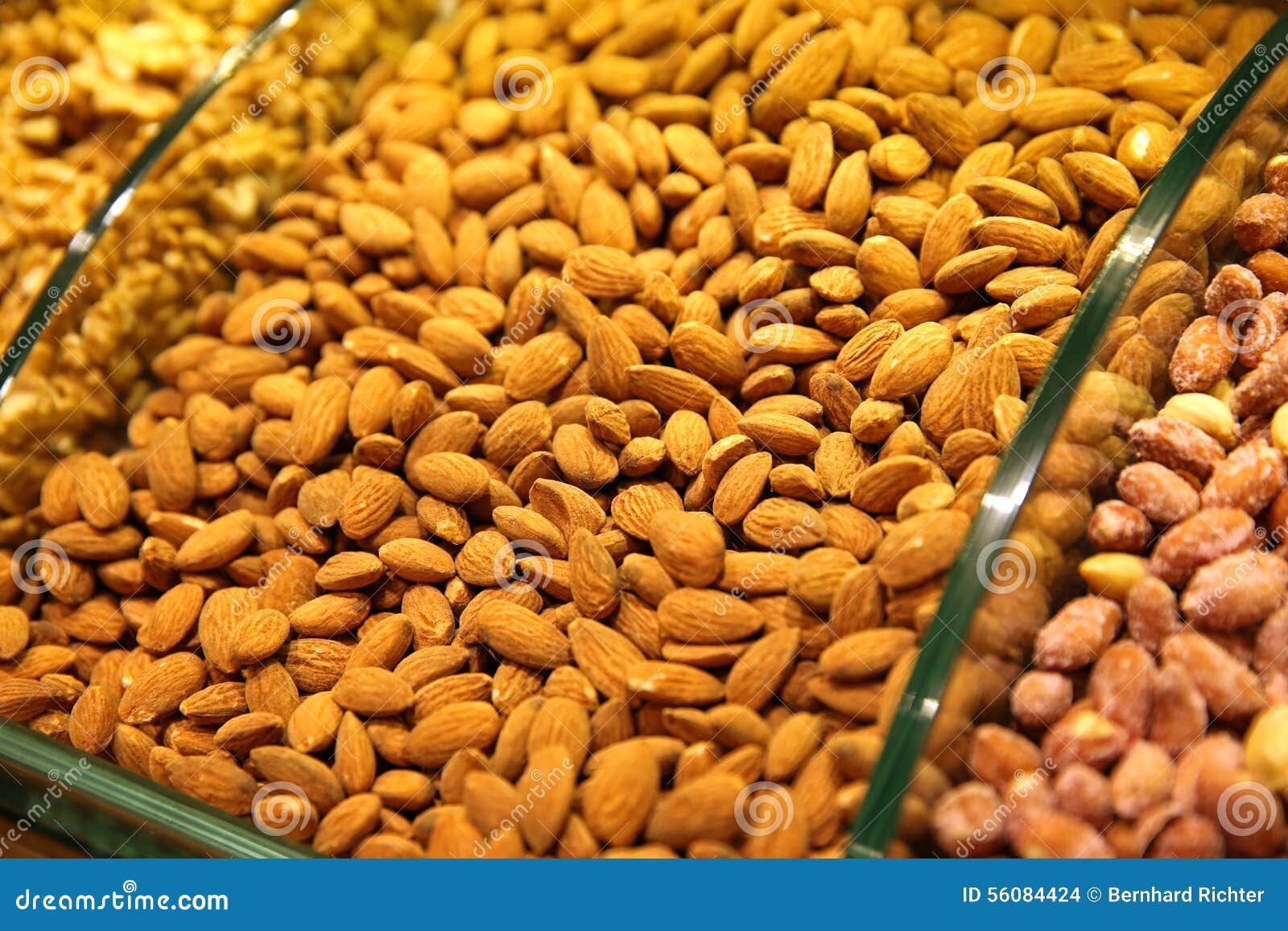 Nuts stock photo. Image of baskets, asia, indoors, bazaar - 56084424