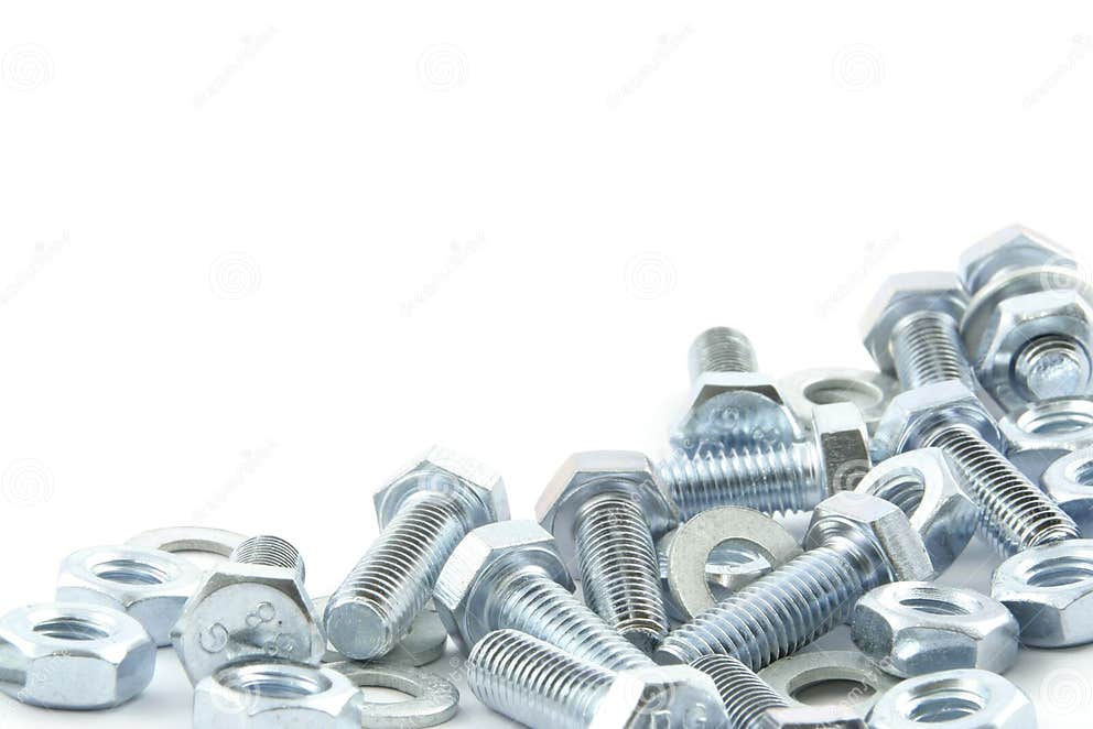 Nuts and Bolts stock photo. Image of wrench, fastener - 1448090