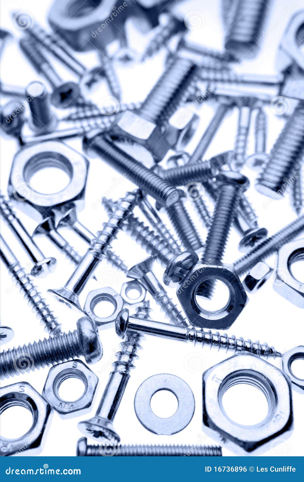 Nuts and bolts stock photo. Image of close, fastener - 16736896