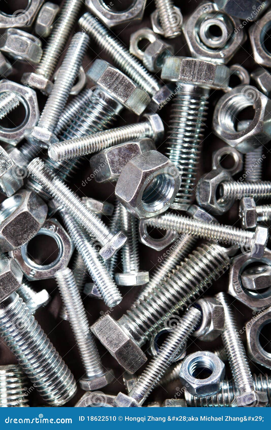 Nuts and bolts stock photo. Image of color, supplies - 18622510