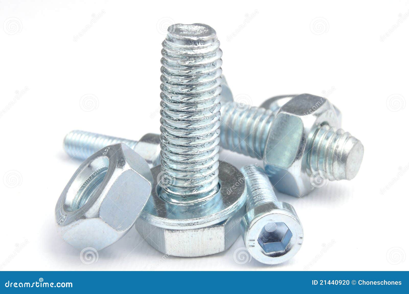 Nuts and bolts stock photo. Image of metal, forged, work - 21440920