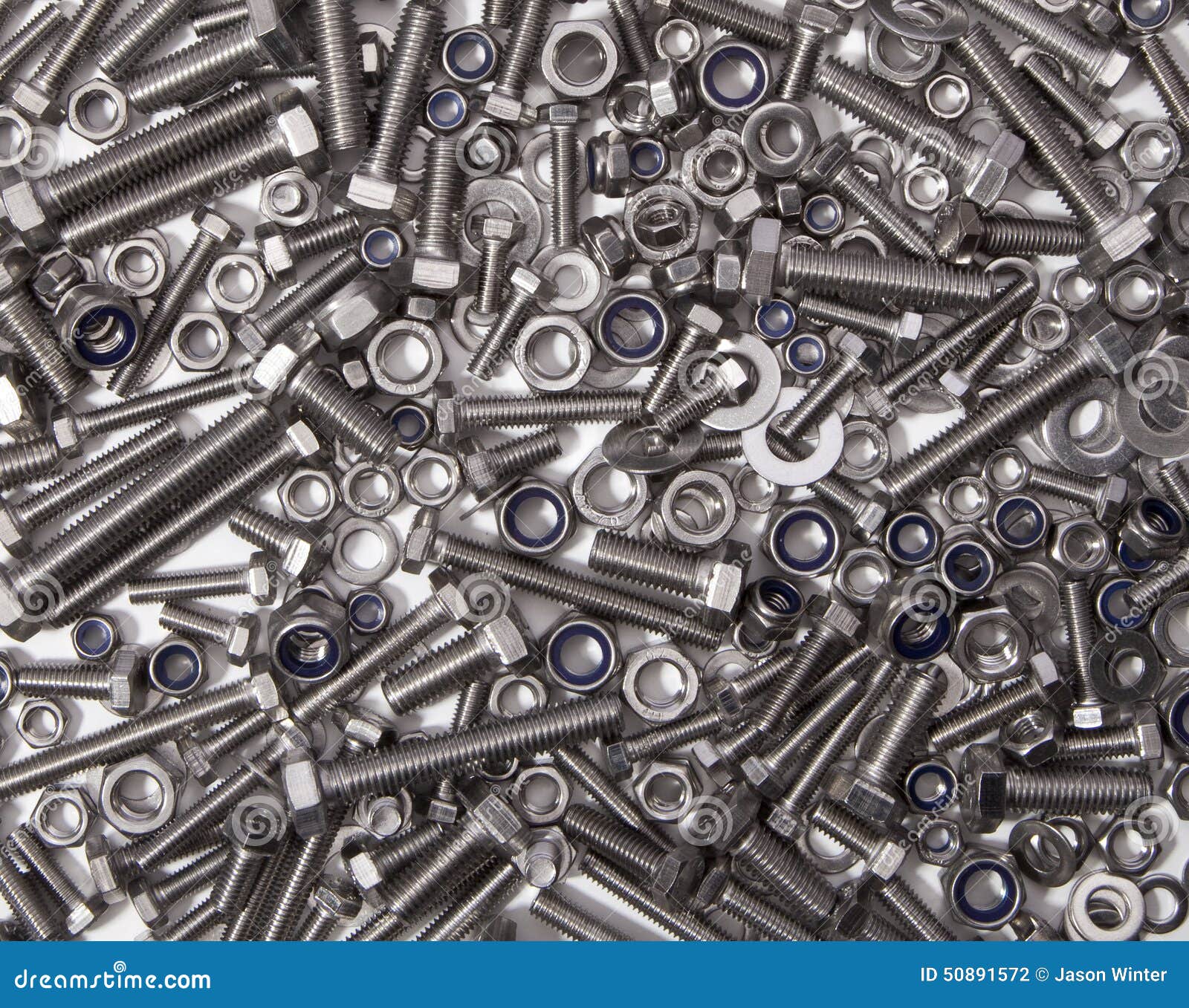Nuts and Bolts Background stock photo. Image of bolt - 50891572