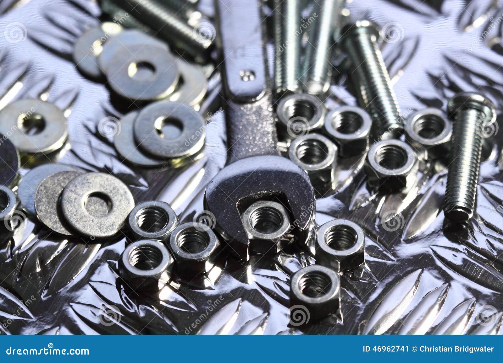 Nuts Bolts Washers Spanner D Stock Image - Image of turn, fixings: 46962741