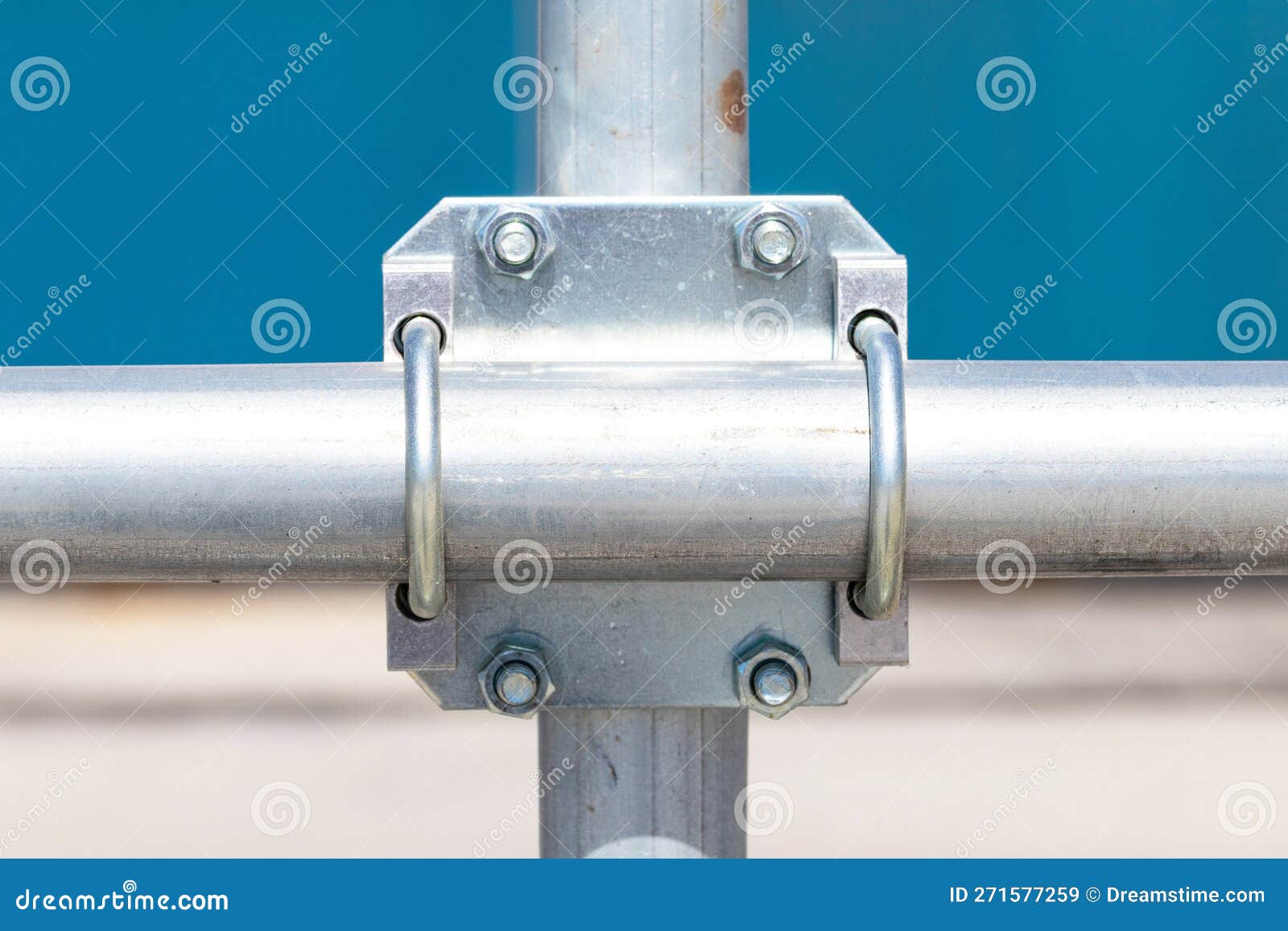 Nuts Clamp Aluminum Cable Duct Electric Wire Small Like Cross Isolated ...