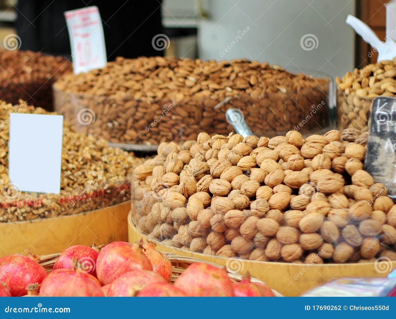 Nuts on Display stock photo. Image of store, displayed - 17690262