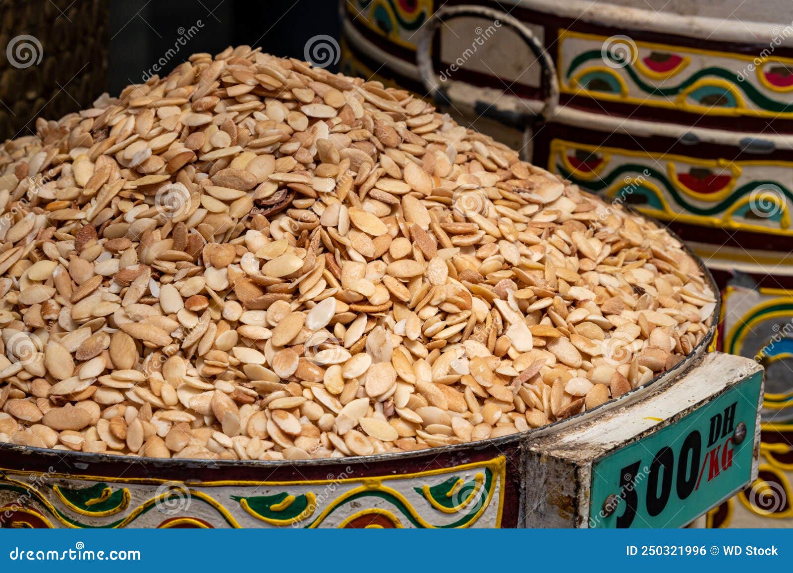 Nuts on Display in a Market Stock Photo - Image of seeds, tasty: 250321996