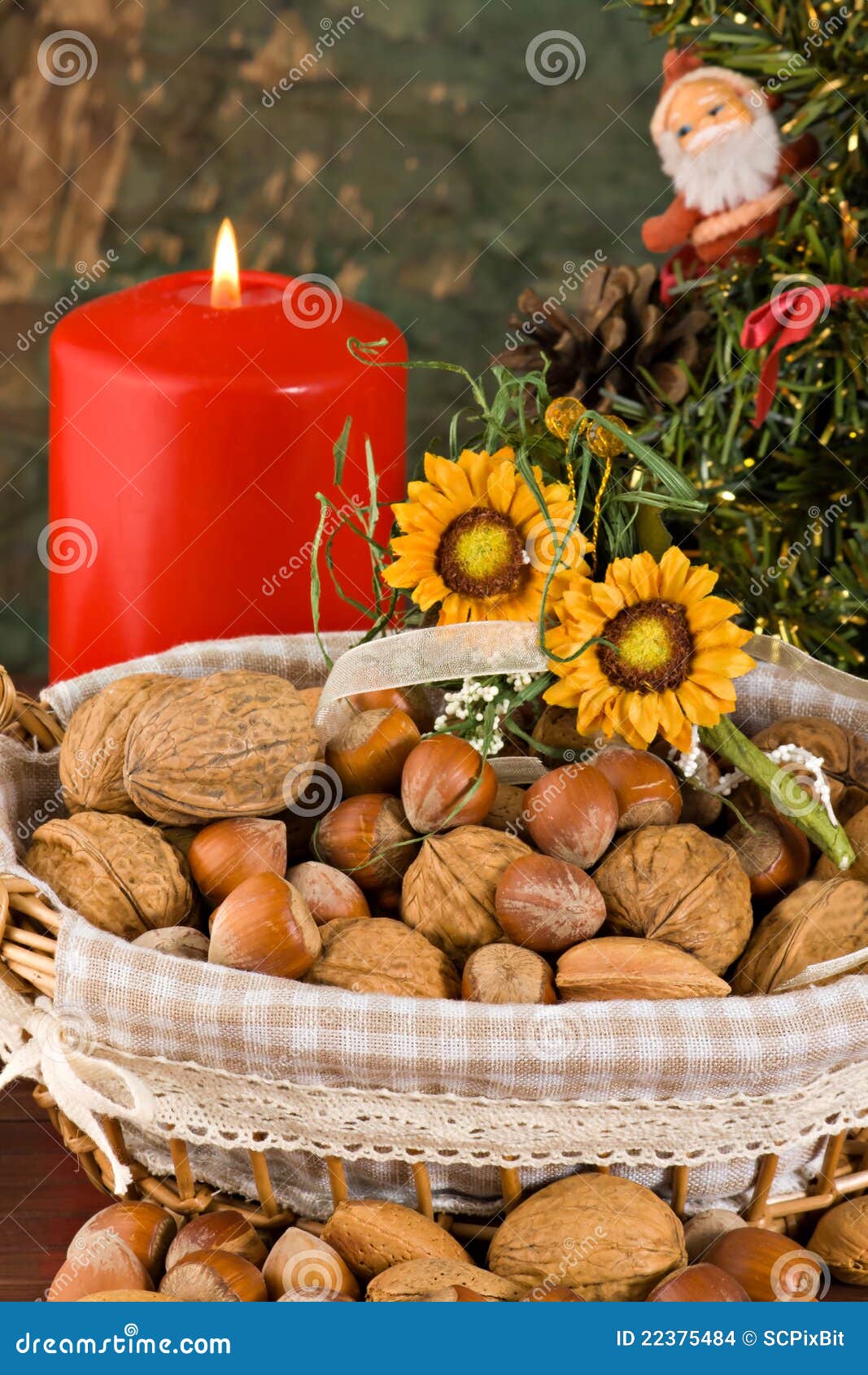 Nuts and Dried Figs (at Christmas) Stock Photo - Image of party, lunch ...