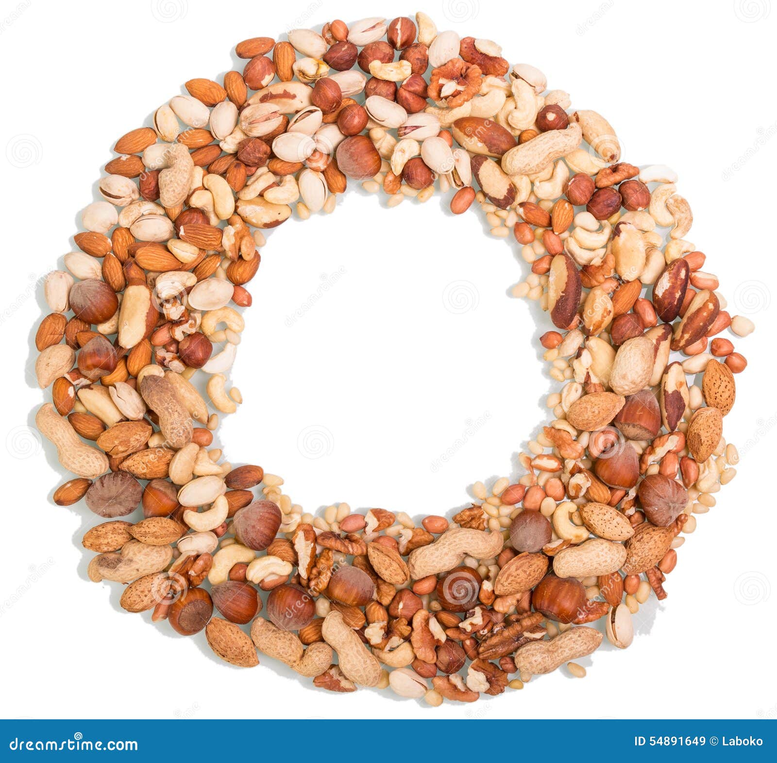 Nuts heap frame stock image. Image of flavoring, separately - 54891649