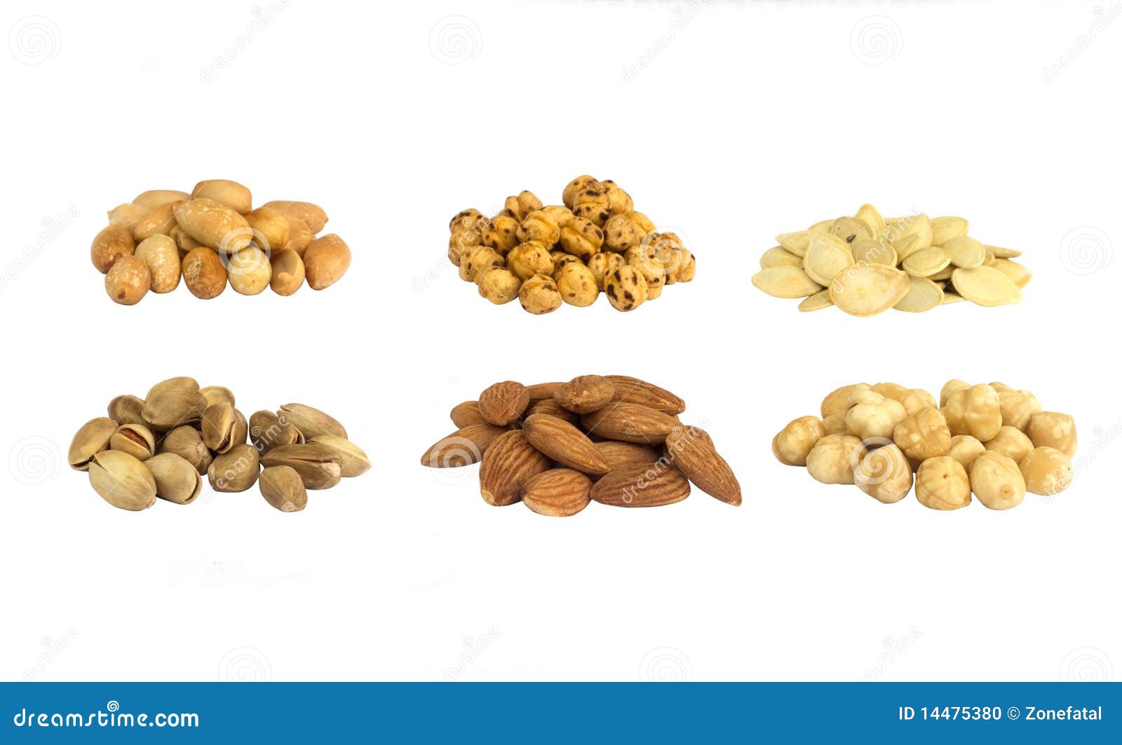Nuts Isolated stock photo. Image of appetizer, goodies - 14475380