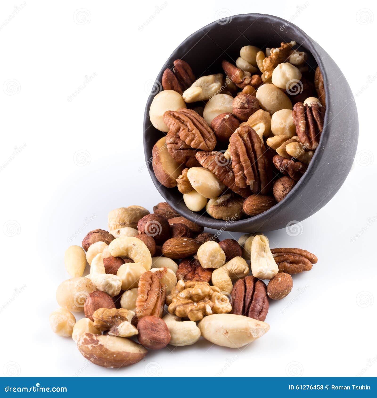 Nuts mix stock photo. Image of diversity, food, seed - 61276458