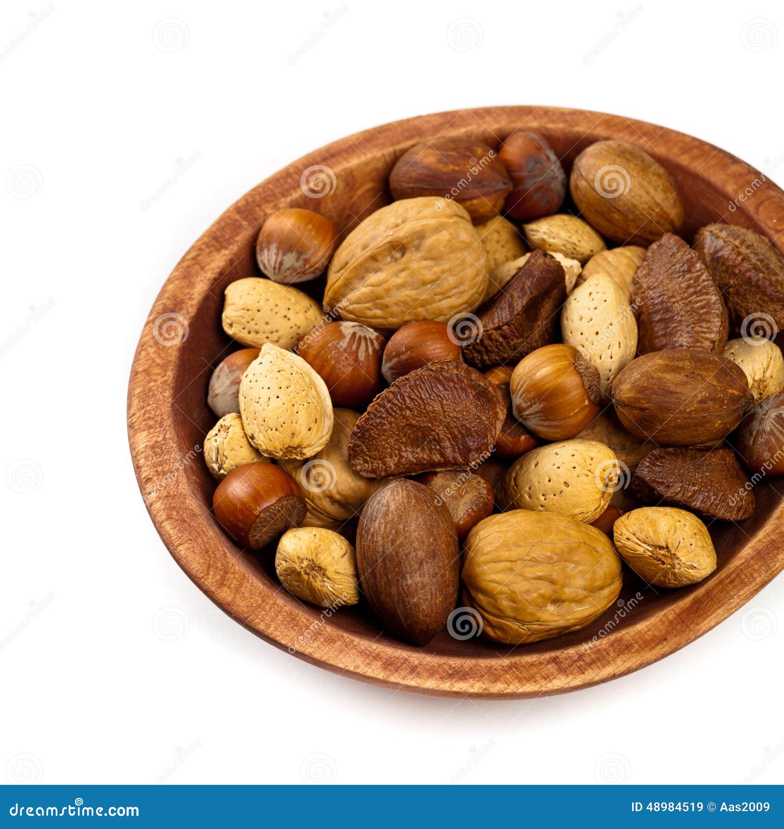 Nuts mix stock image. Image of diet, ingredient, hard - 48984519