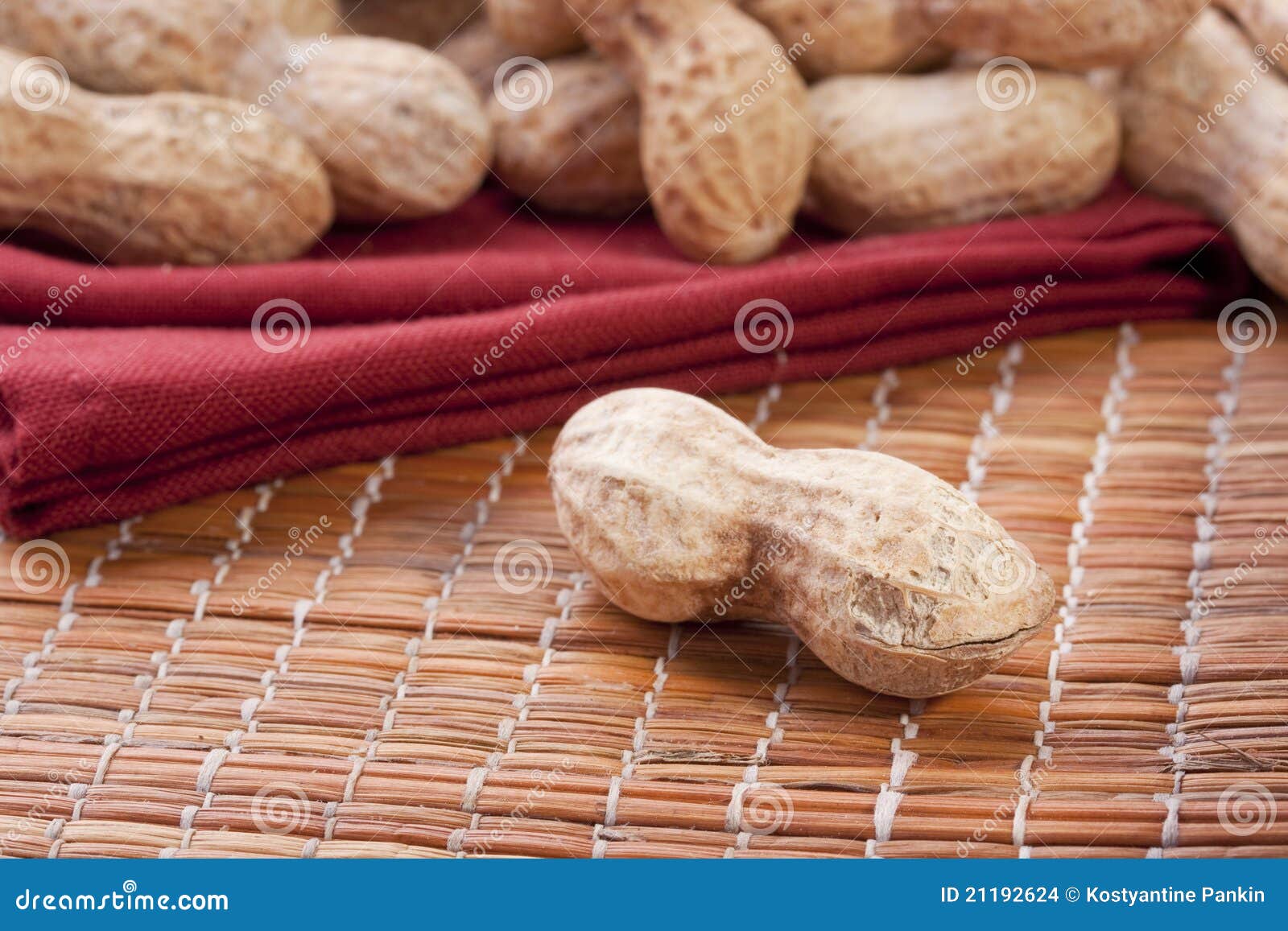 Nuts Peanuts stock photo. Image of botany, organic, brown - 21192624
