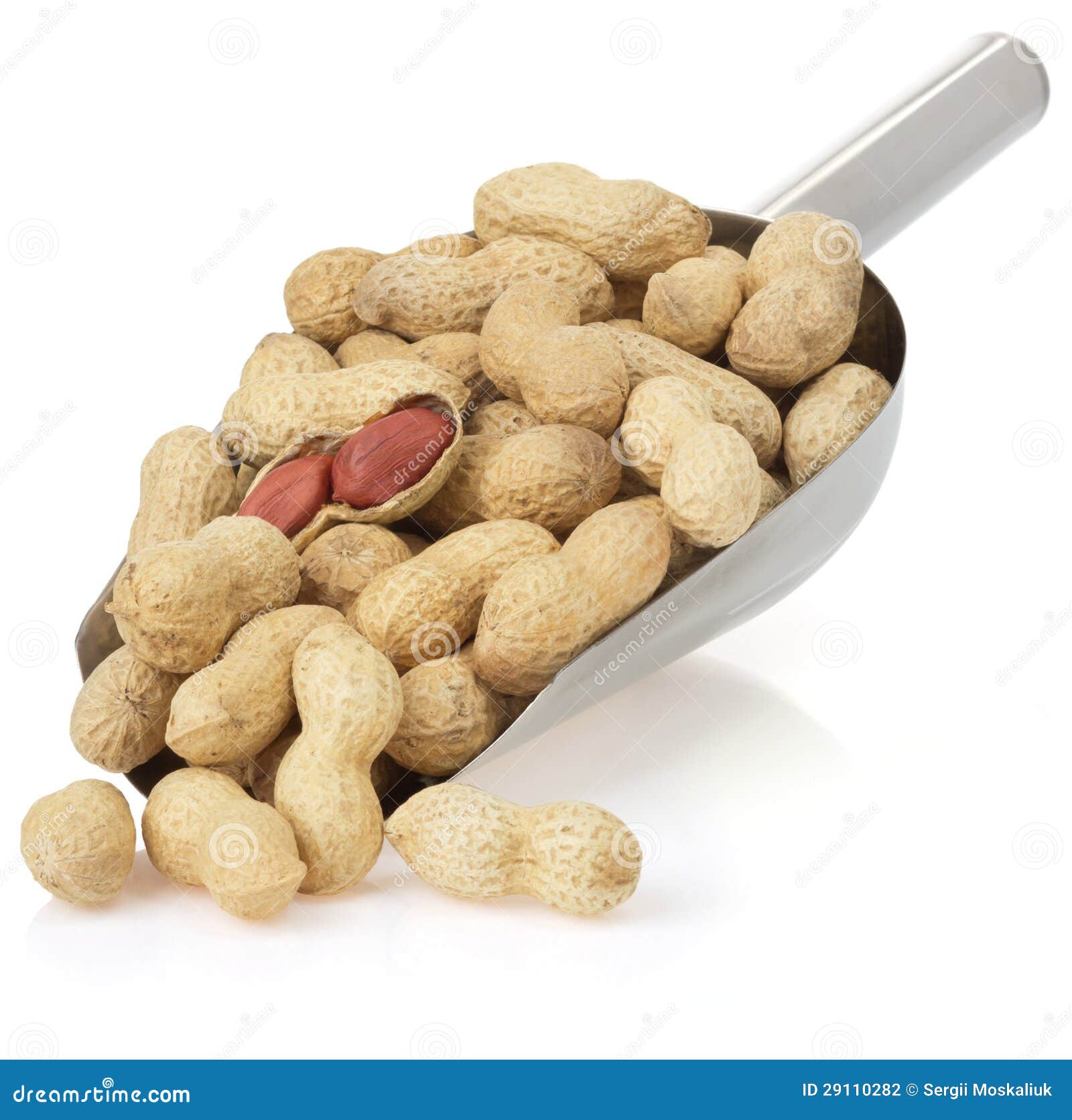 Nuts peanuts on white stock photo. Image of breakfast - 29110282
