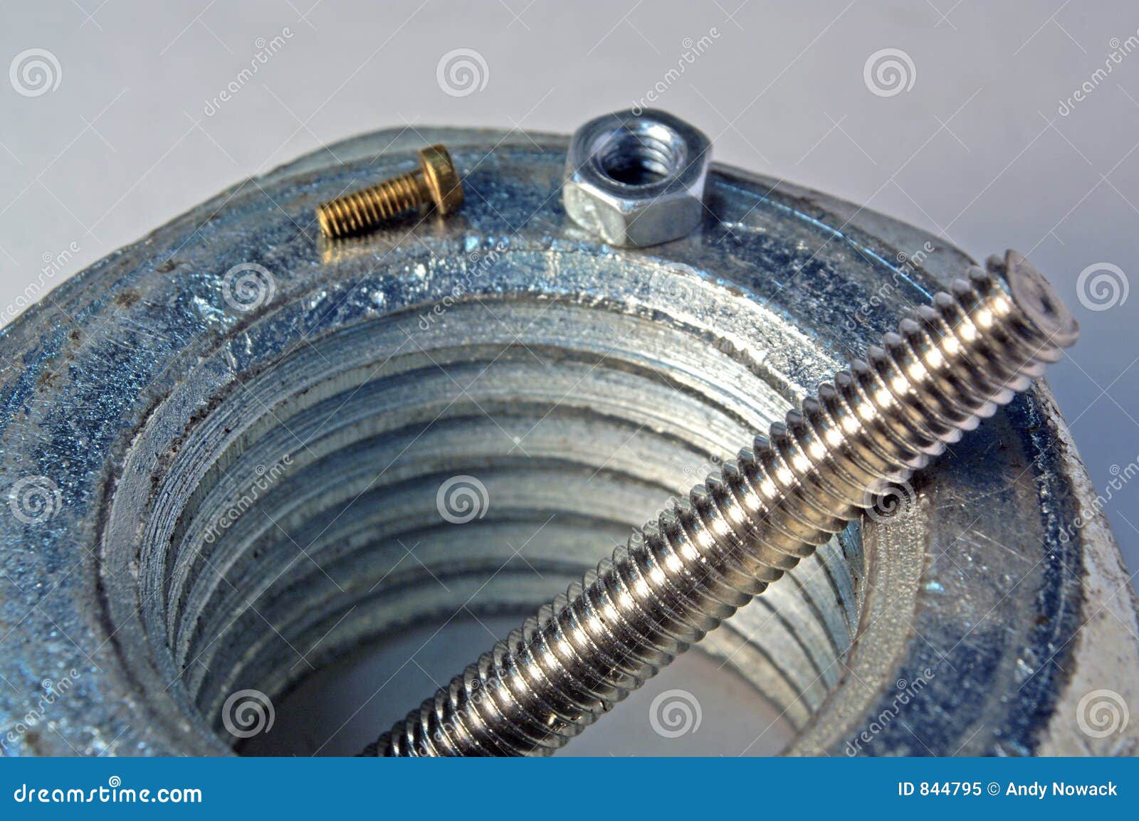 Nuts & Screws stock image. Image of detailed, objects - 844795